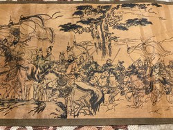 ART KÍNAI TEKERCS RAJZ ŐSI STÍLUSBAN MING QING REPRODUKCIÓS PAPÍR ...