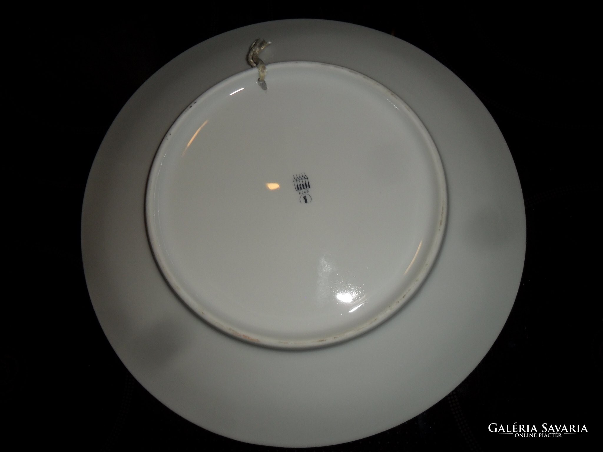 Zsolnay retro népies falitányér - Porcelán | Galéria Savaria online ...