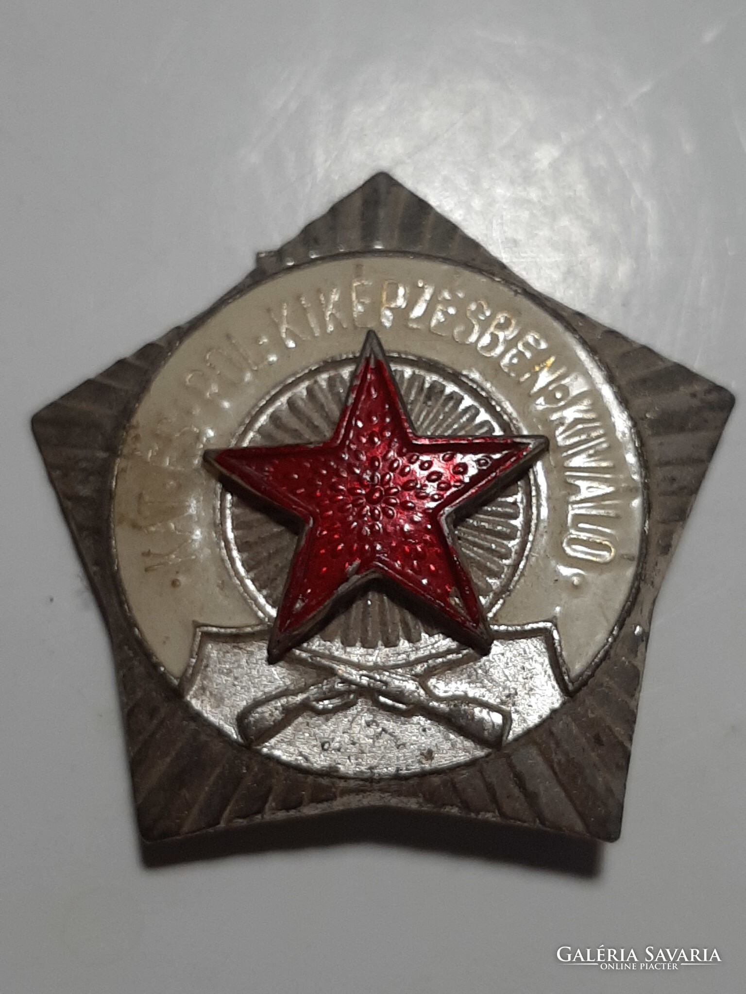 1970-1980. 'Excellent in military and political training' officer badge ...