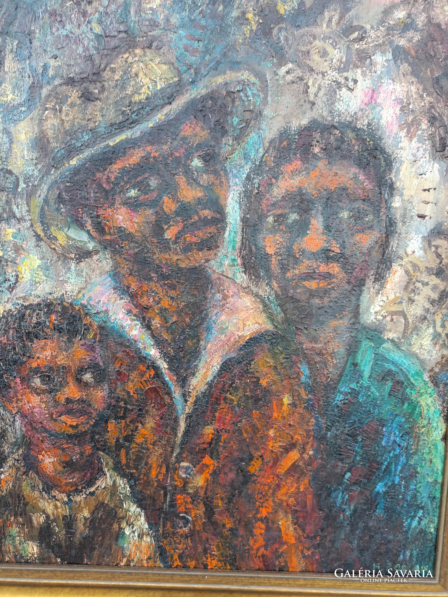 Nagyméretű Néger Emberek Festmény - Festmény | Galéria Savaria online ...