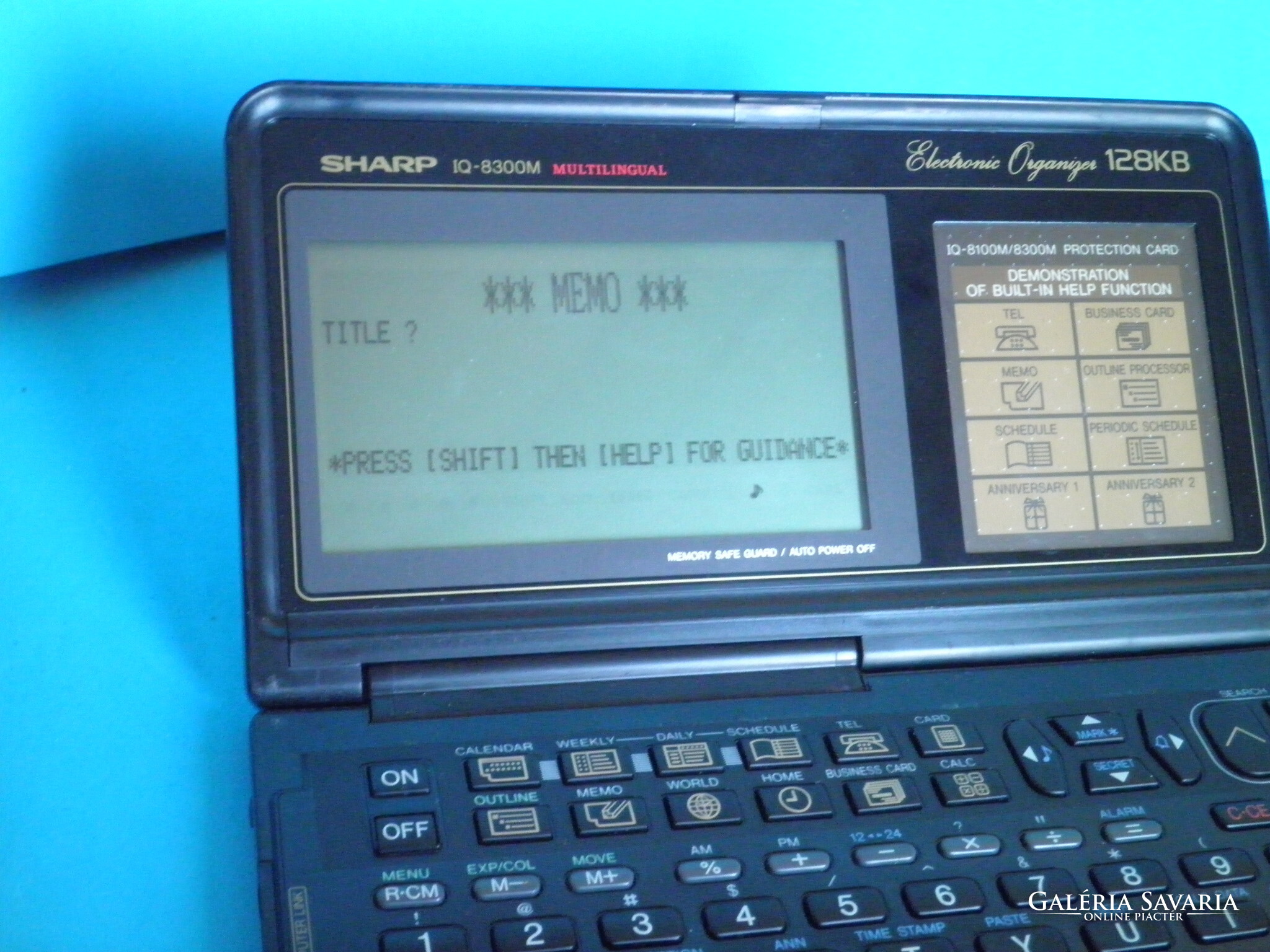Vintage Sharp IQ-8300M Electronic Organizer - Otthon, háztartás ...