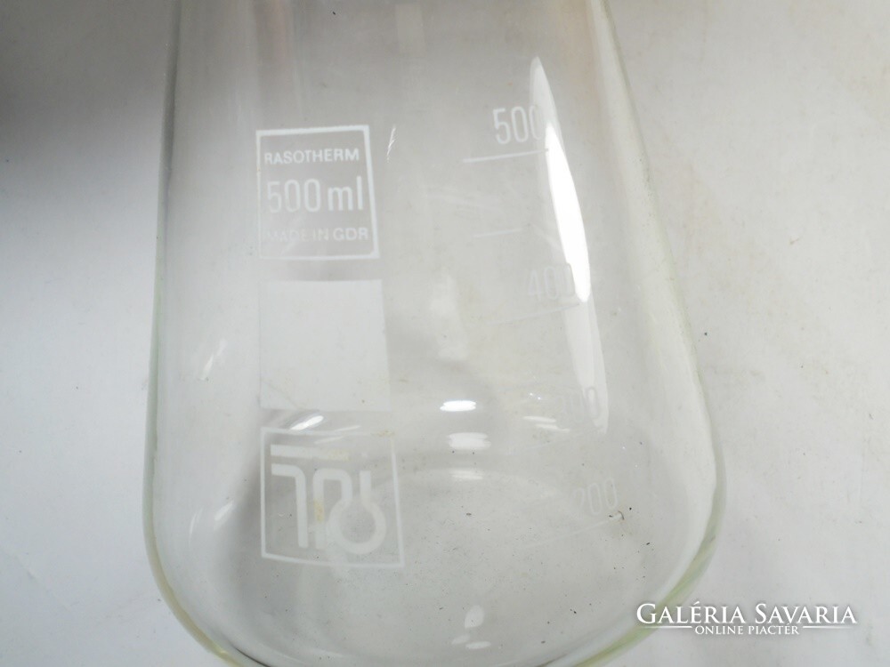 Laboratory glass jar - rasotherm East German GDR 500 ml - approx. From ...