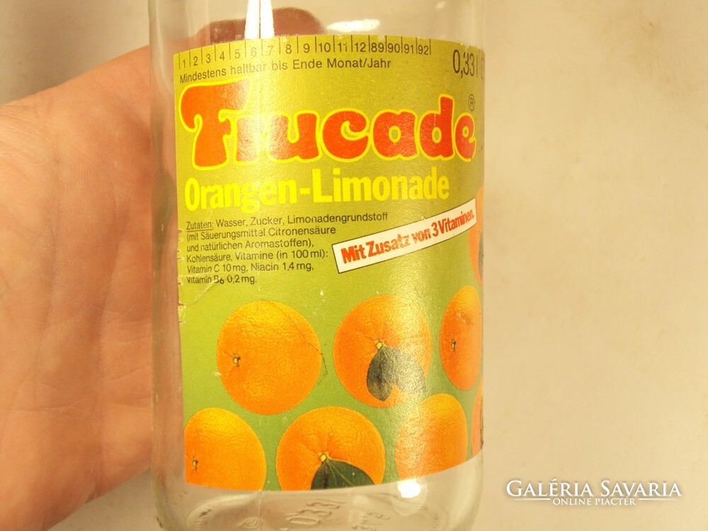 Retro Frucade Orangen-Limonade üdítő üdítős üveg palack - 1990-es évek ...