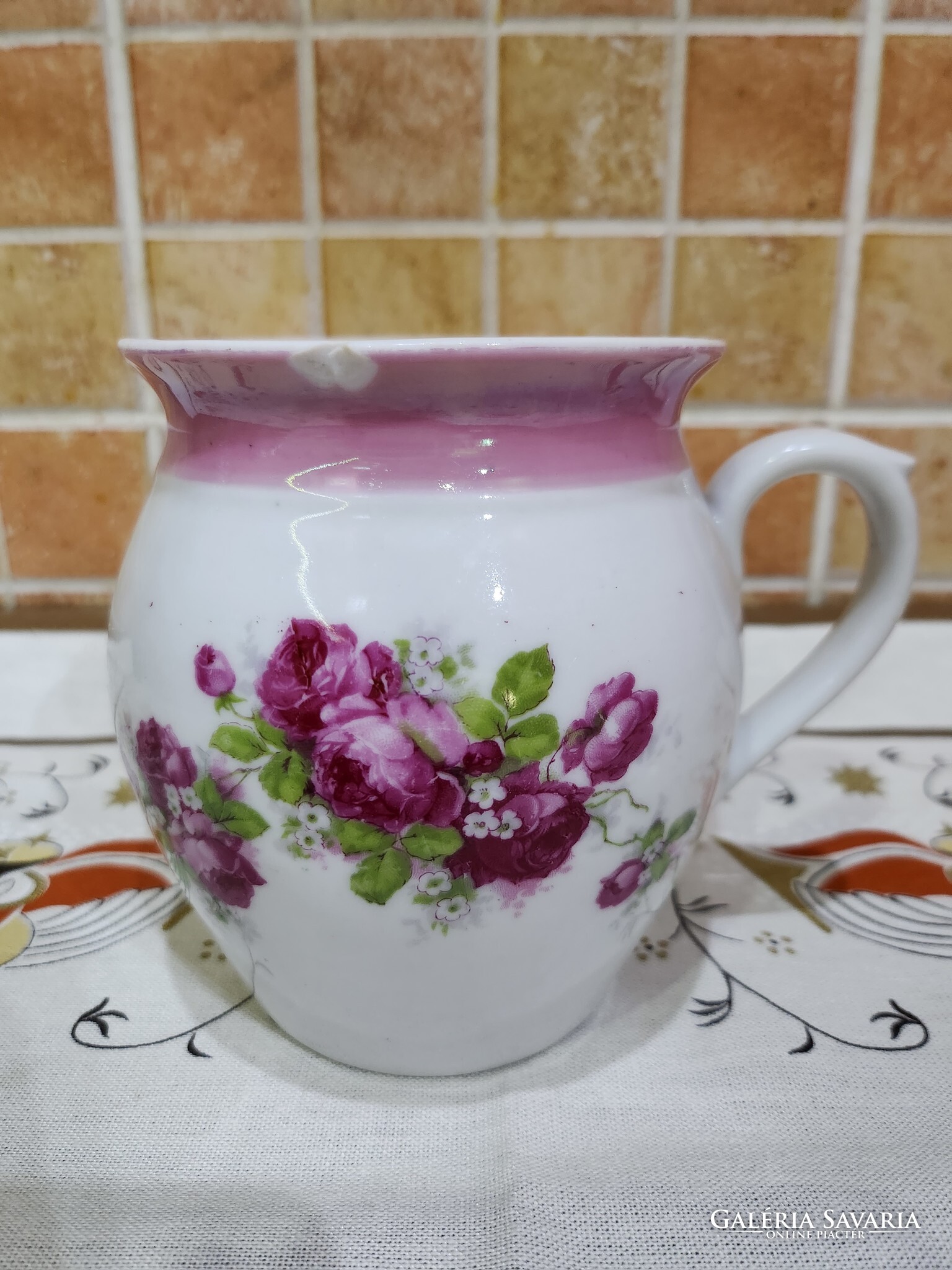 Zsolnay Rózsás Csupor - Porcelán | Galéria Savaria online piactér ...