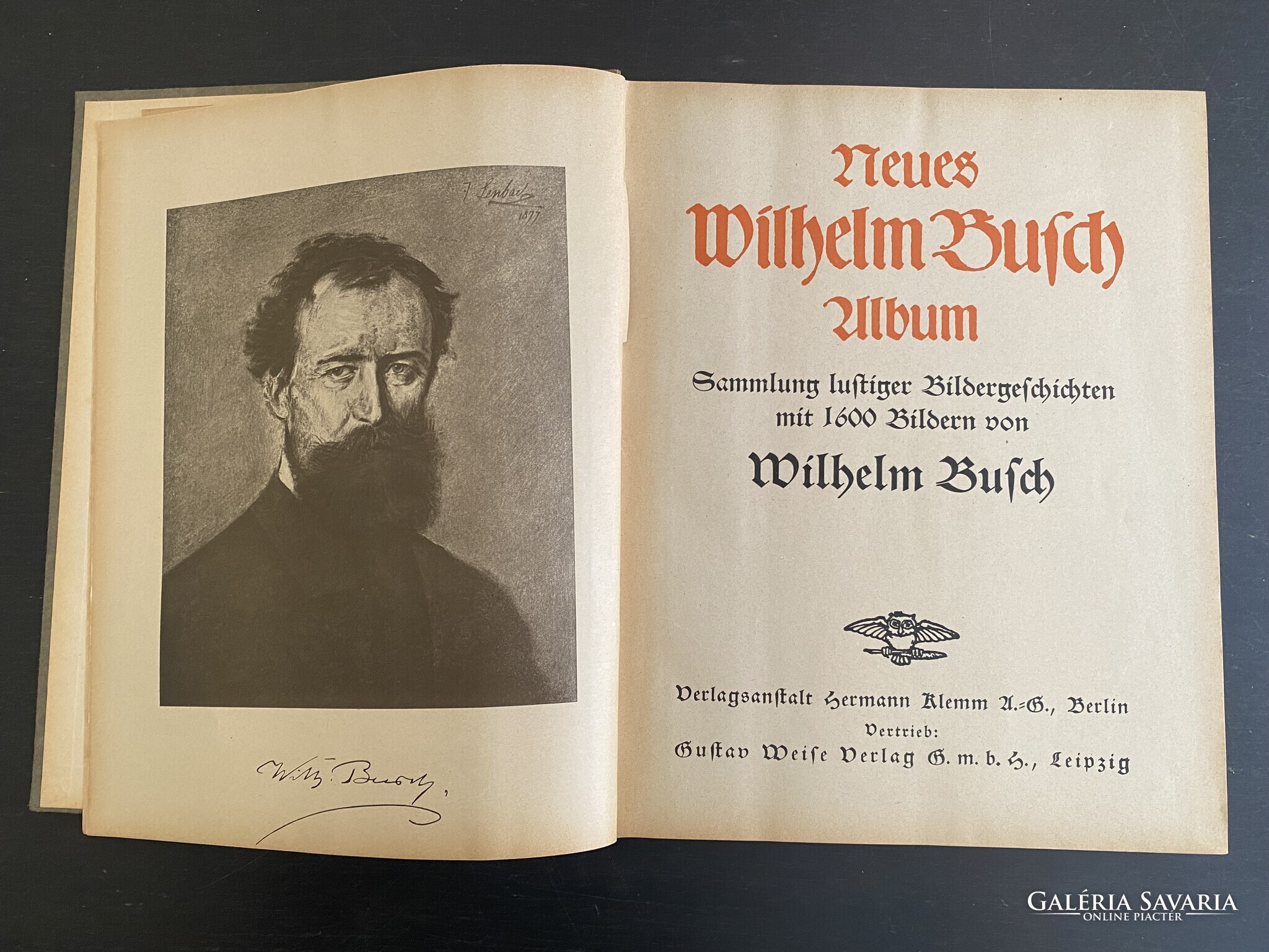 Neues Wilhelm Busch Album (német nyelvű, gótbetűs) - Könyv | Galéria ...