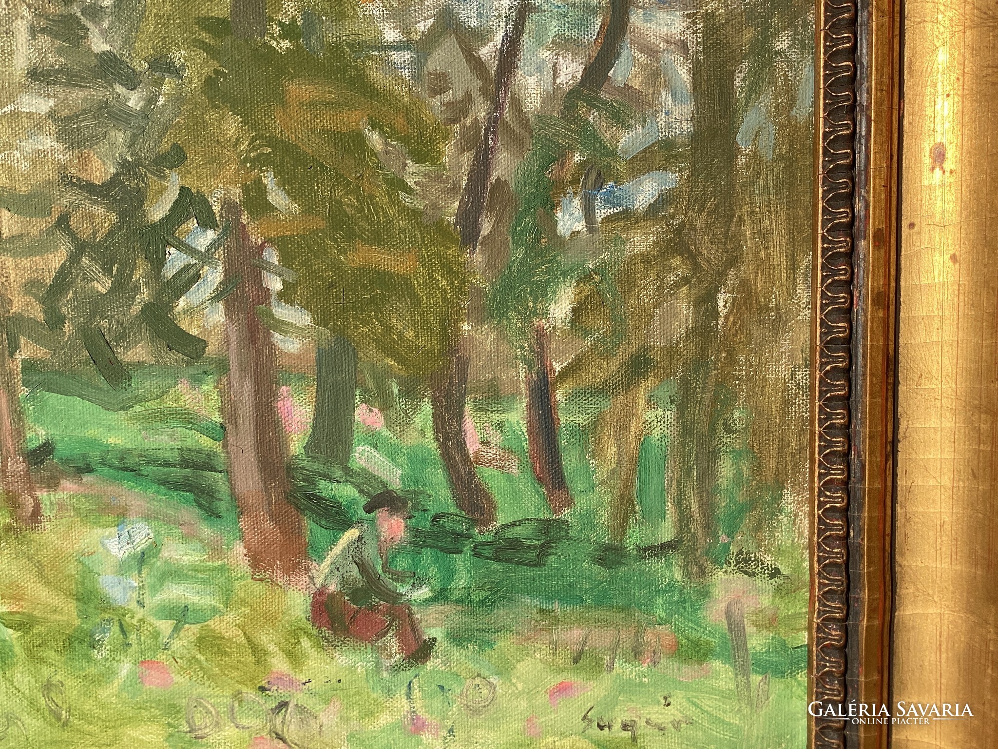 Sugár Gyula - Zsennye Alkotóház/ Bezerédj kastély és parkrészlet ...