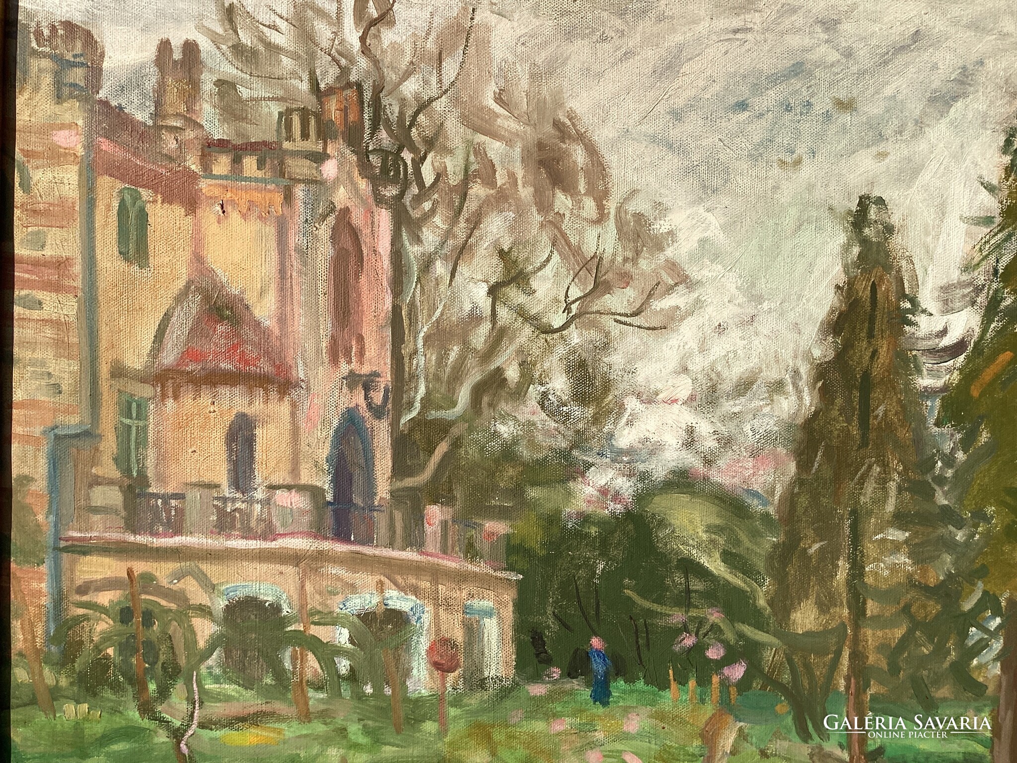 Sugár Gyula - Zsennye Alkotóház/ Bezerédj kastély és parkrészlet ...