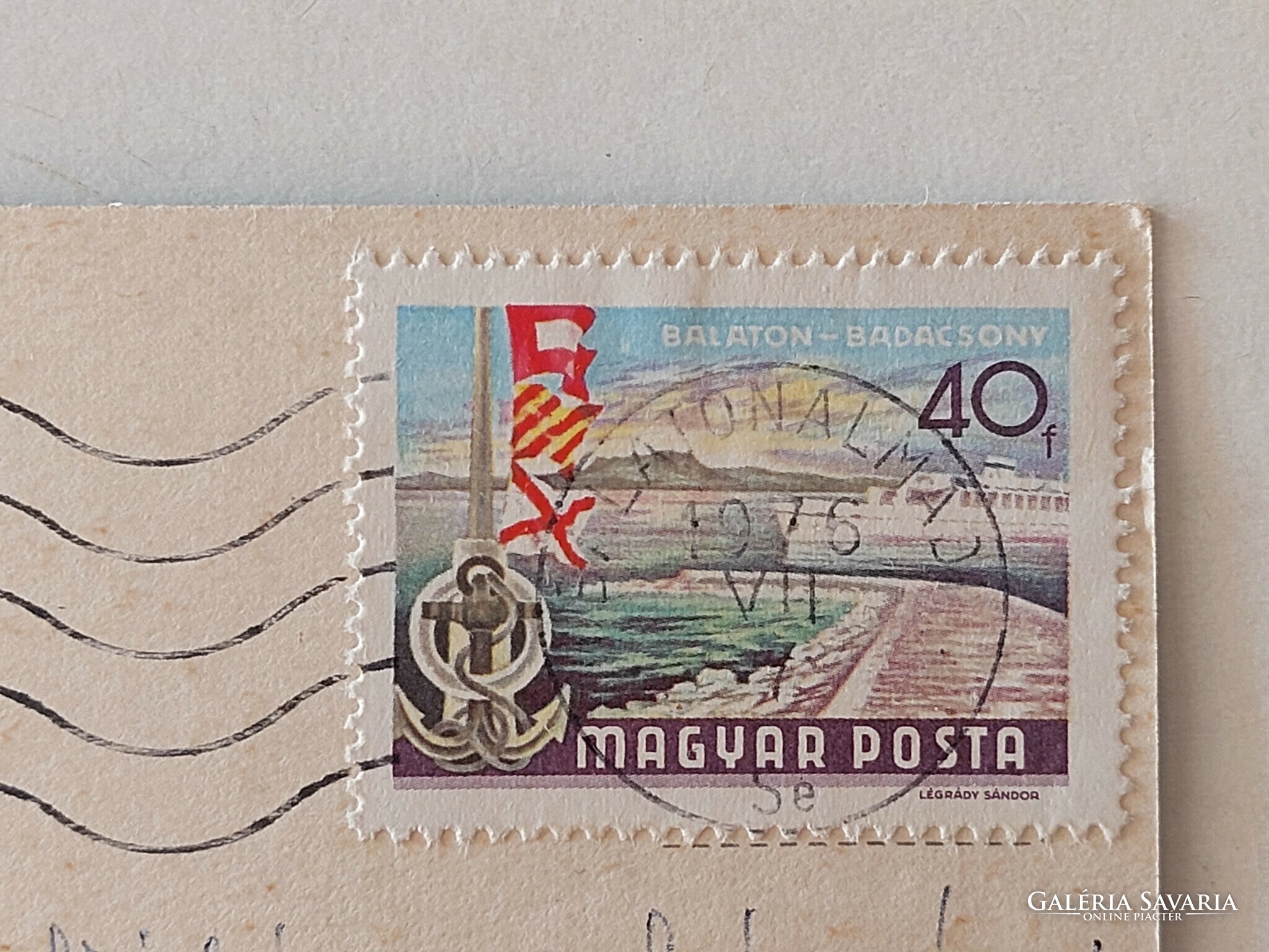 Régi képeslap Balatonalmádi fotó levelezőlap 1976 - Gyűjtemény ...