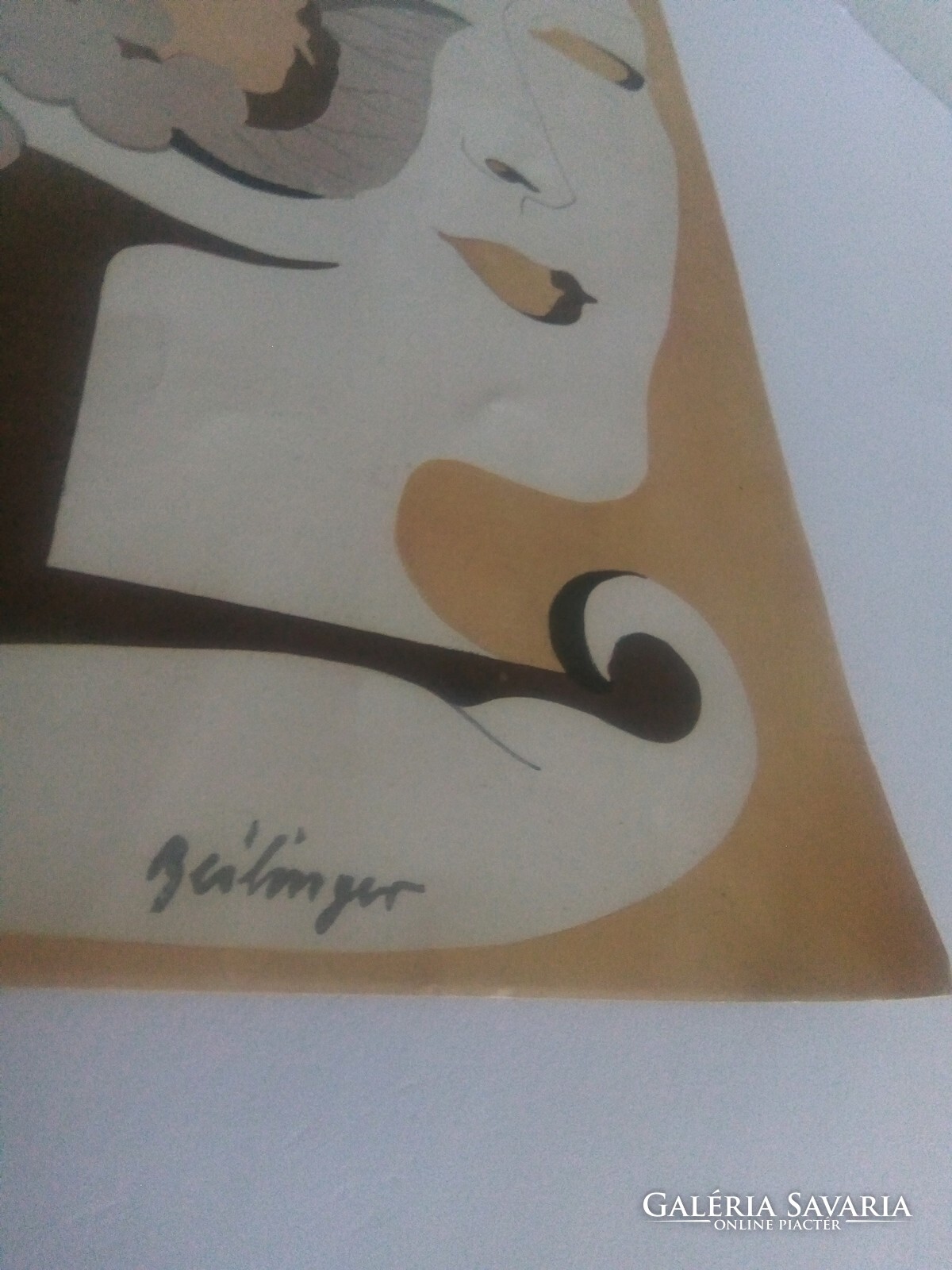 Alex Zeilinger: Vogue címlap-terv art-deco litográfia 1930 szeptember ...