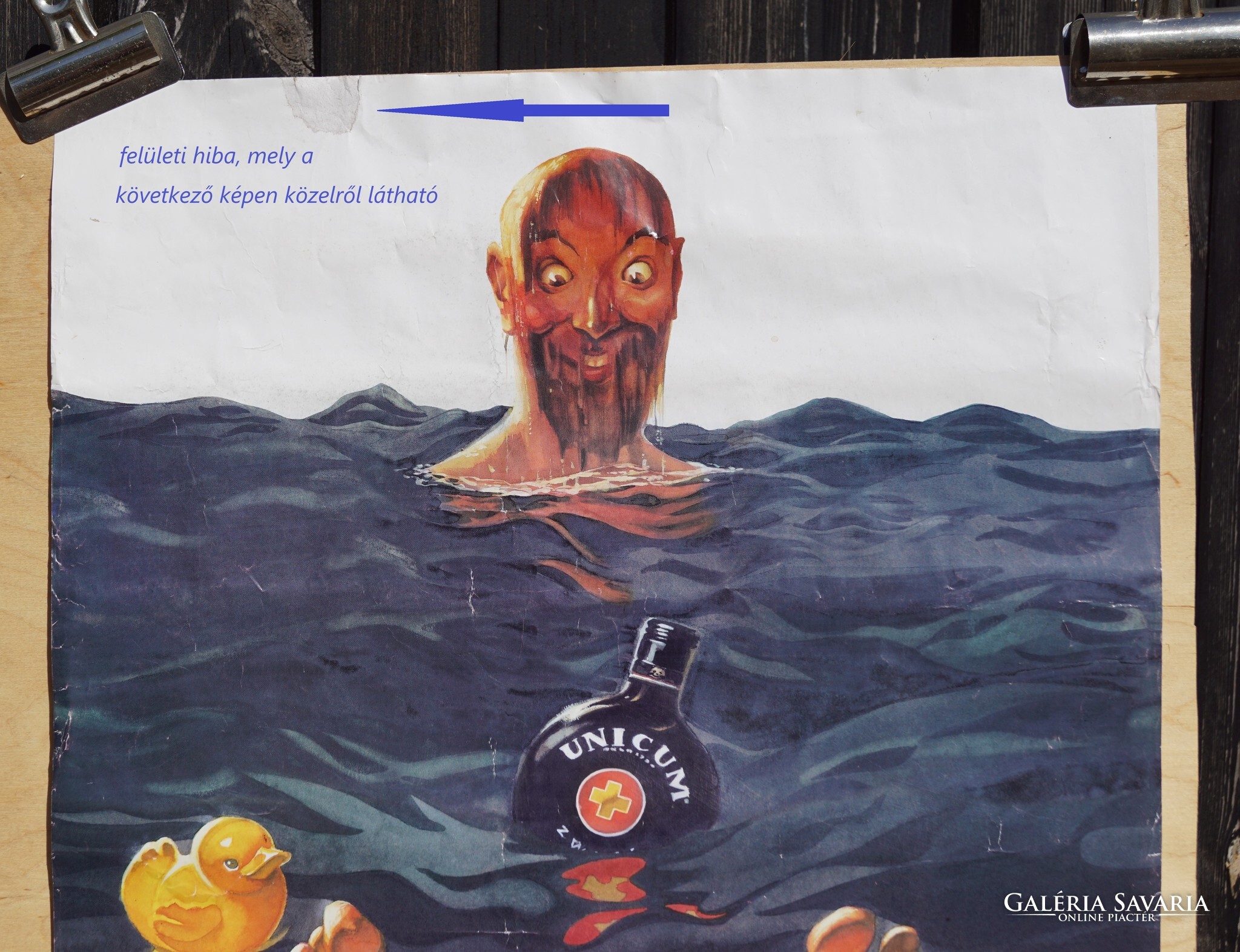 Rare original unicum advertising poster from the 1980s and 90s ...