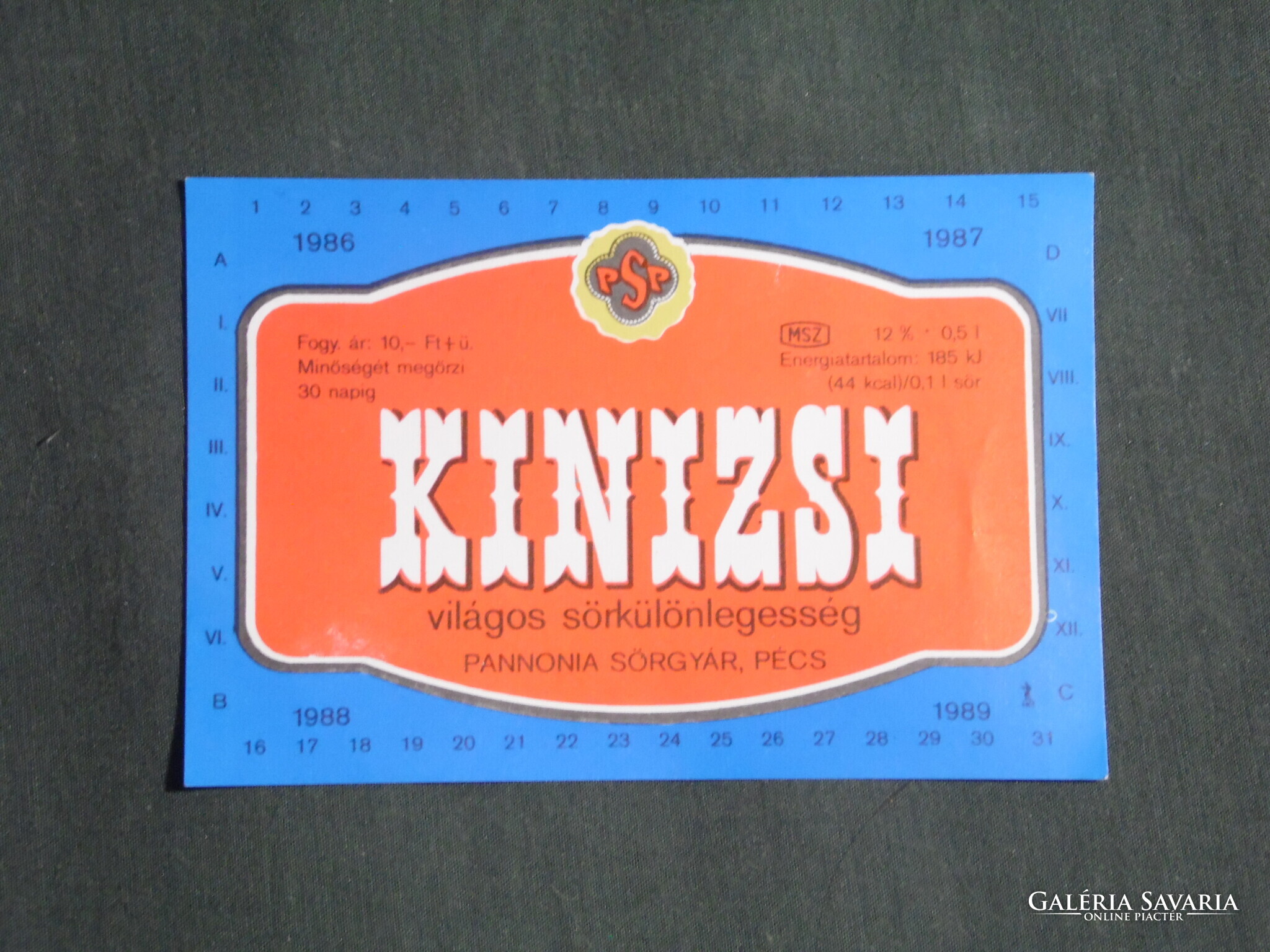 Sör címke, Pannonia sörgyár Pécs, Kinizsi sör - Gyűjtemény | Galéria ...