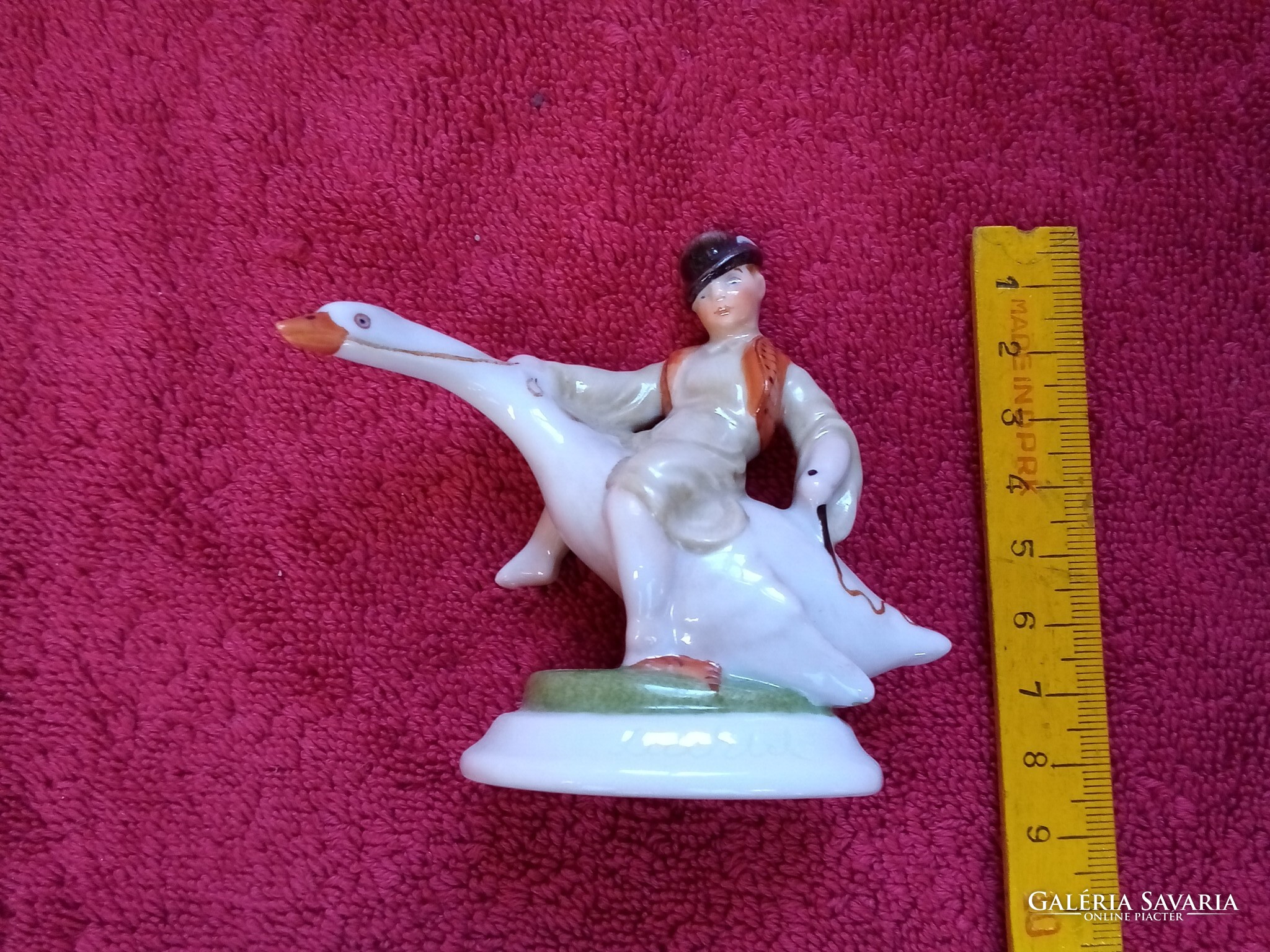 Ludas Matyi Lux Elek herendi porcelán figura, nipp 10 cm-es - Porcelán ...