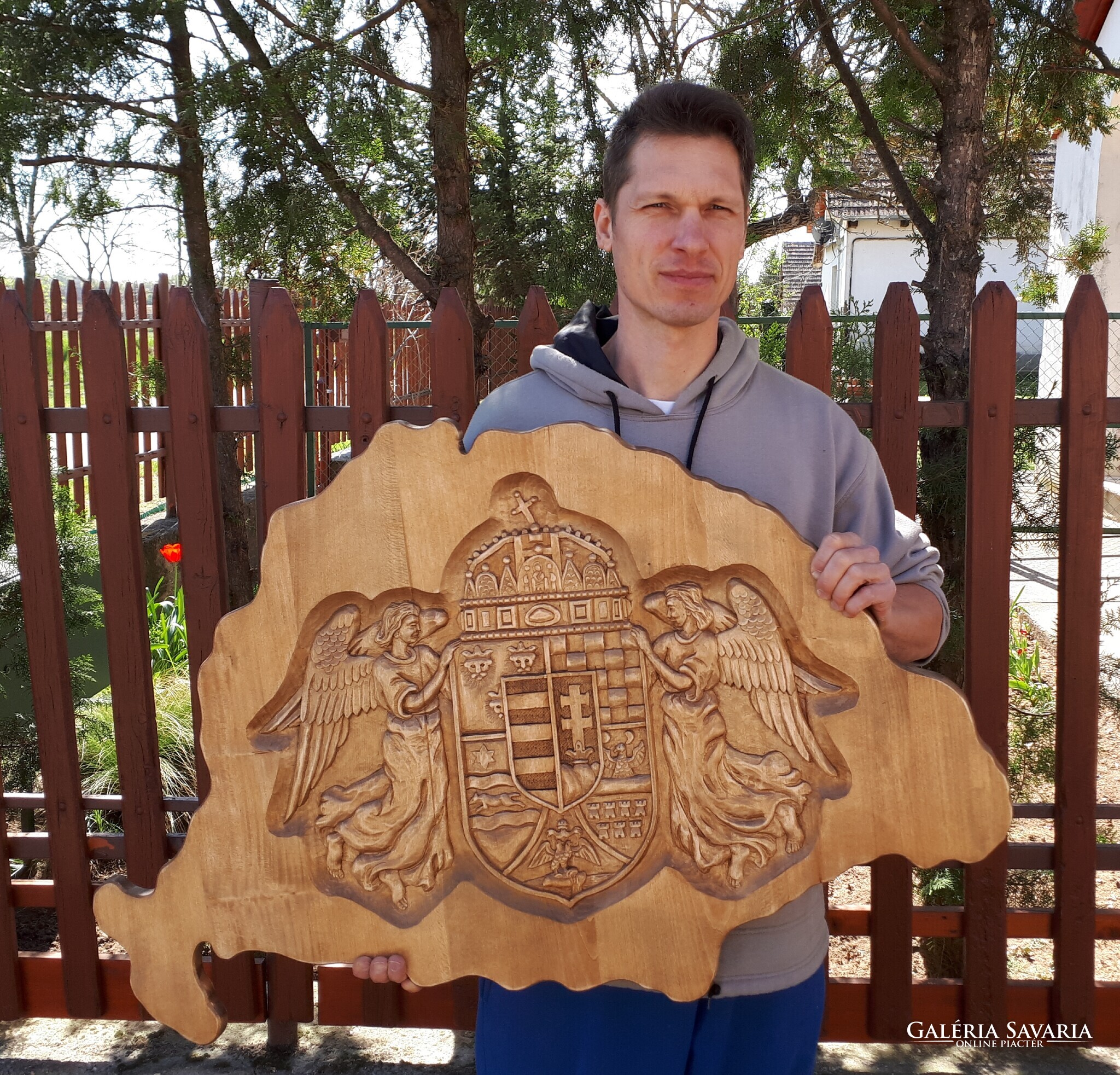 Angelic coat of arms turul kossuthcimer turulkép of Great Hungary crown ...