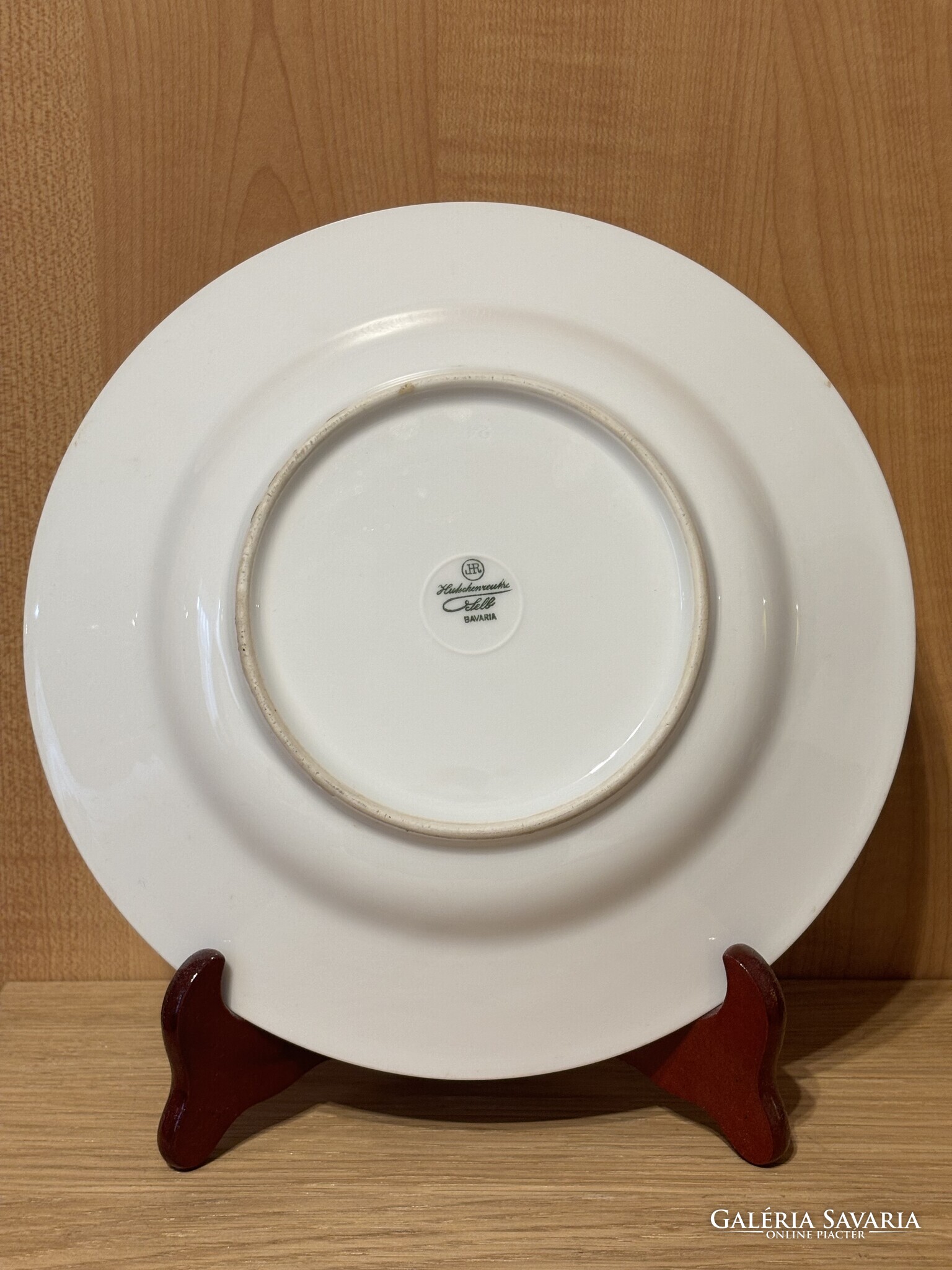 1. világháborús porcelán, karácsonyi emléktányér, II. Vilmos arcképével ...