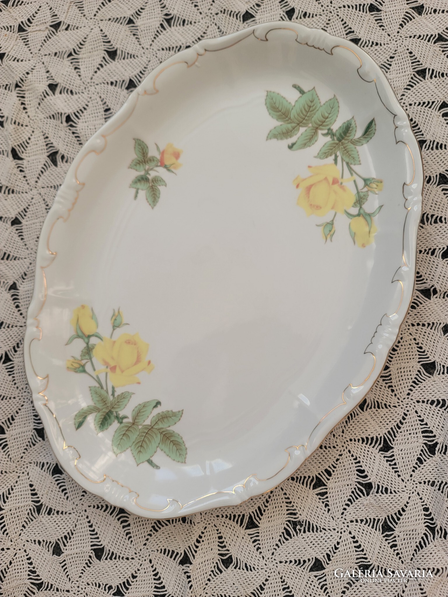 Zsolnay porcelán sültes / pecsenyés tál jelzett! - Porcelán | Galéria ...