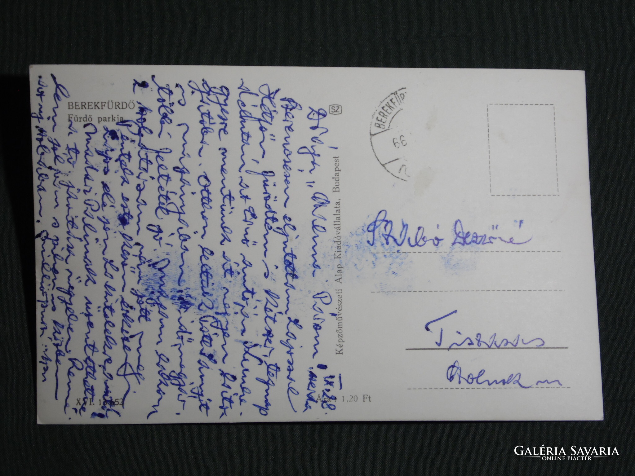 Képeslap, Berekfürdő ,strand fürdő park részlet - Gyűjtemény | Galéria ...