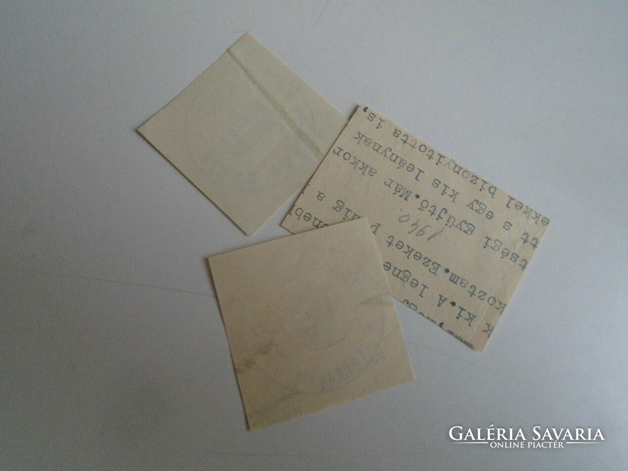 D202336 BIHARUGRA - Bihar vm. régi bélyegző-lenyomatok 3 db. kb 1900 ...