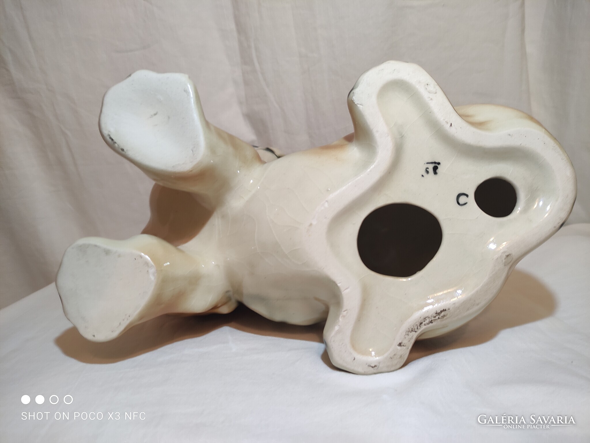 Kerámia vagy porcelán tigris szobor - Kerámia | Galéria Savaria online ...