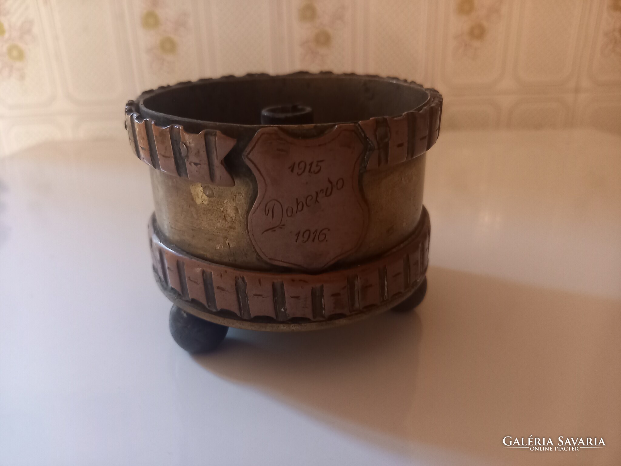 VILÁGHÁBORÚS FRONTMUNKA EMLÉK,RELIKVIA. DOBERDO 1914-16 - Militária ...