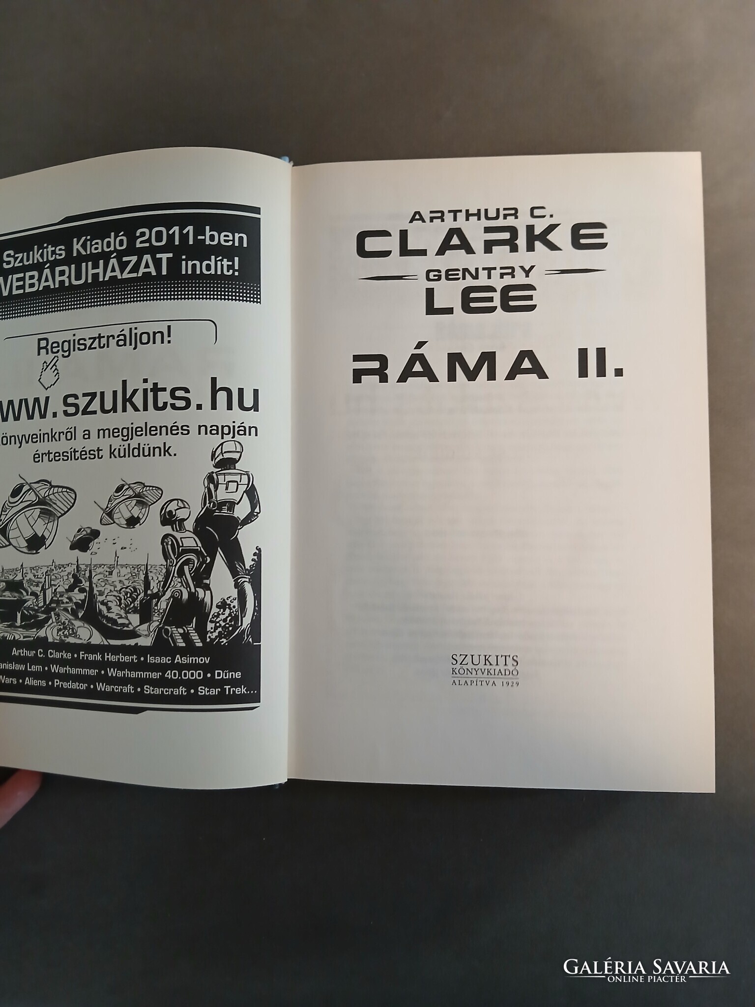 Arthur C. Clarke, Gentry Lee - Ráma II. - Szukits - Könyv | Galéria ...