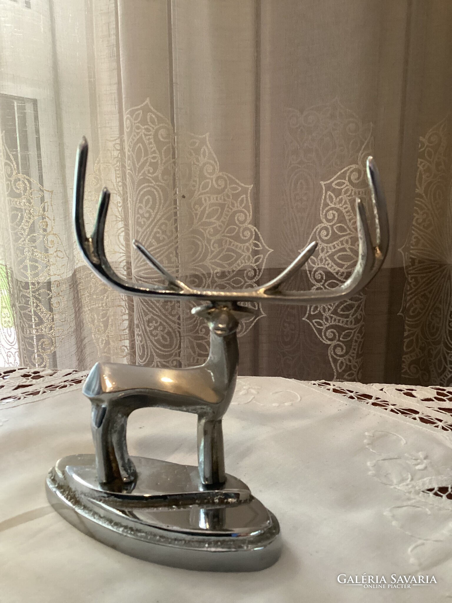 Brassói arany szarvas fesztivál második helyezett ezüstözött ón szarvas ...