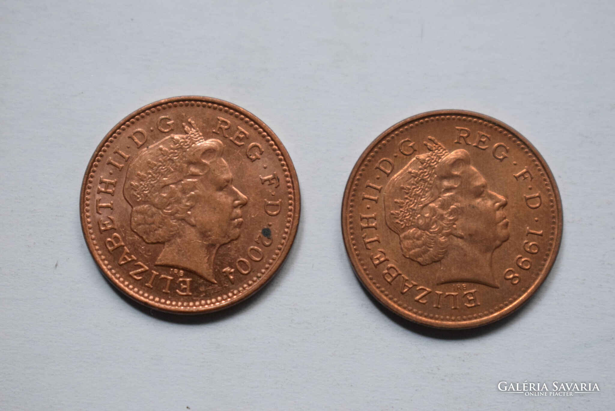 1 angol penny , pence 1998 , 2004 U.K. Egyesült királyság , Anglia ...