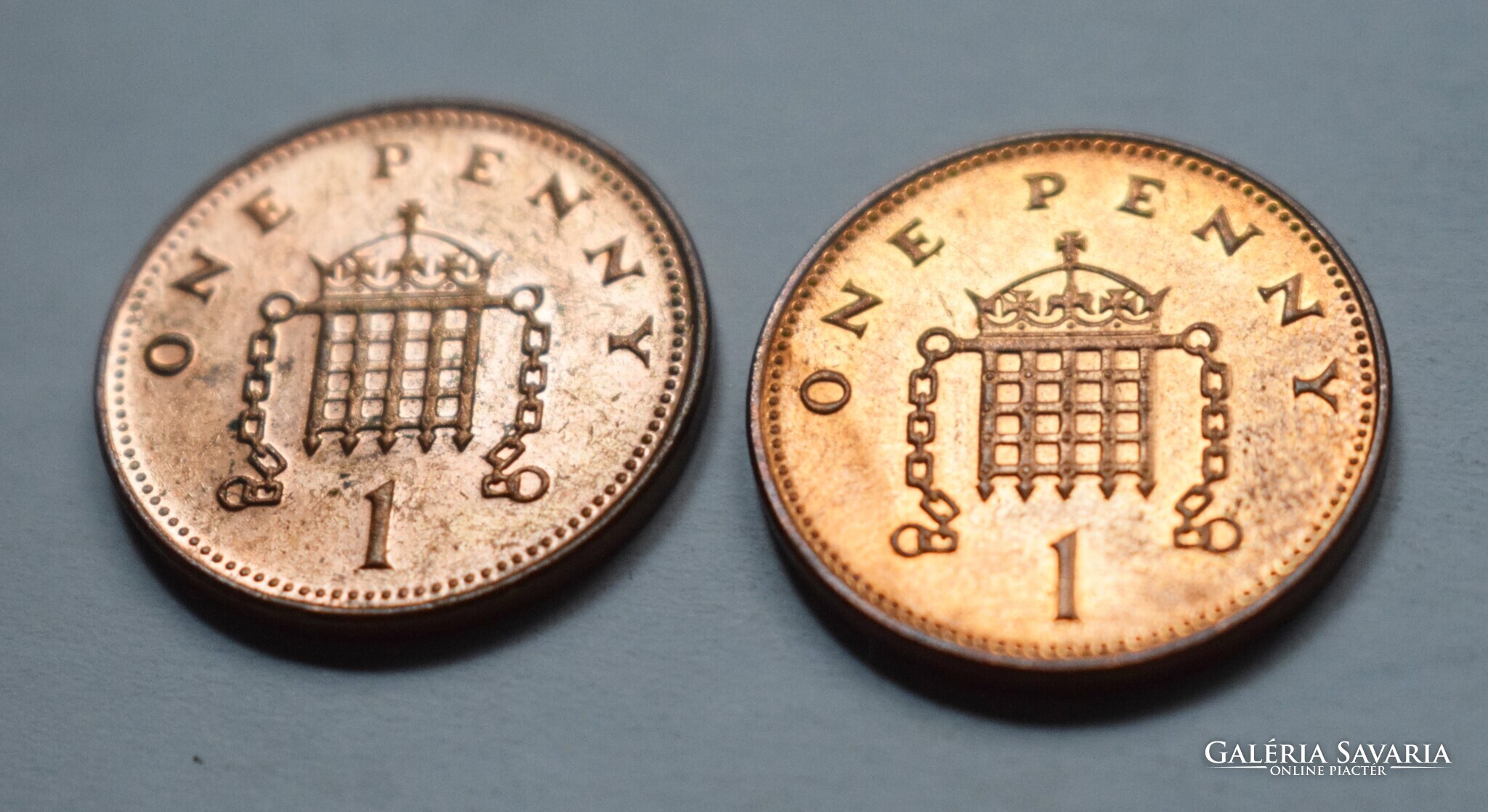 1 angol penny , pence 1998 , 2004 U.K. Egyesült királyság , Anglia ...