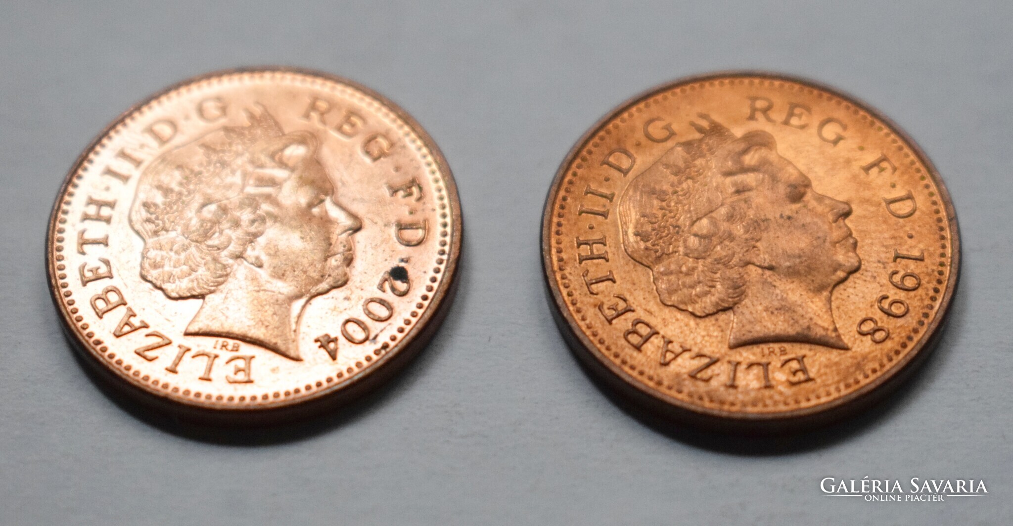 1 angol penny , pence 1998 , 2004 U.K. Egyesült királyság , Anglia ...