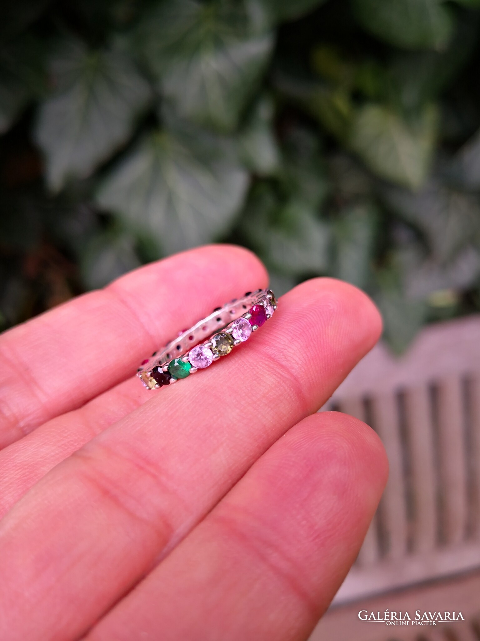Rubin, citrin, cirkónia köves ezüst gyűrű - Ékszer | Galéria Savaria ...