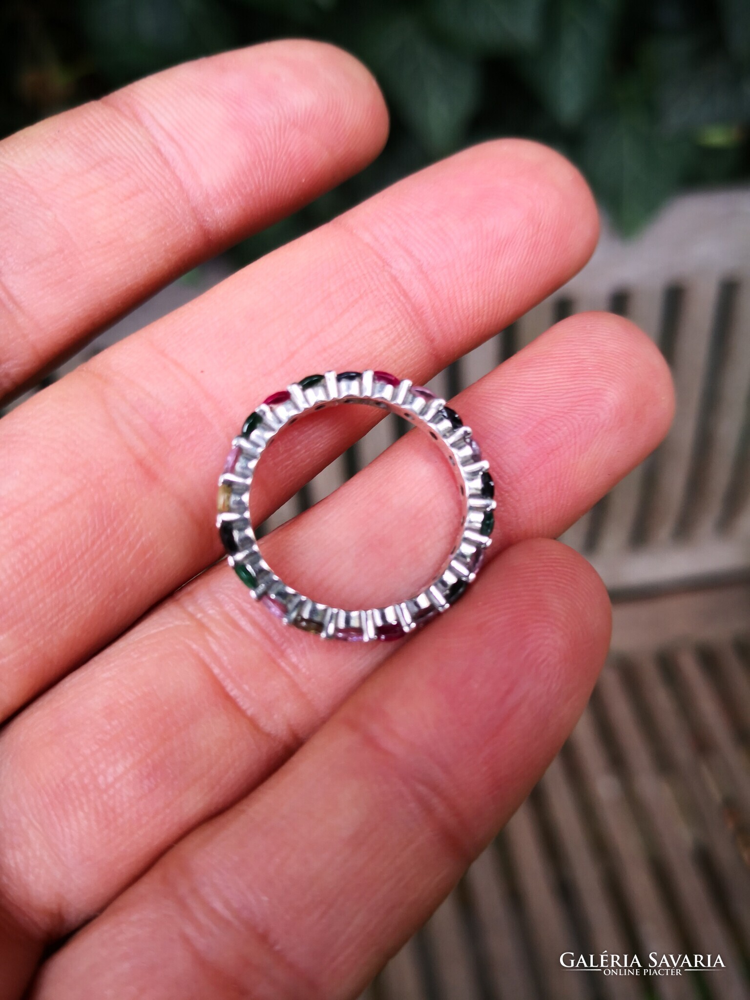 Rubin, citrin, cirkónia köves ezüst gyűrű - Ékszer | Galéria Savaria ...