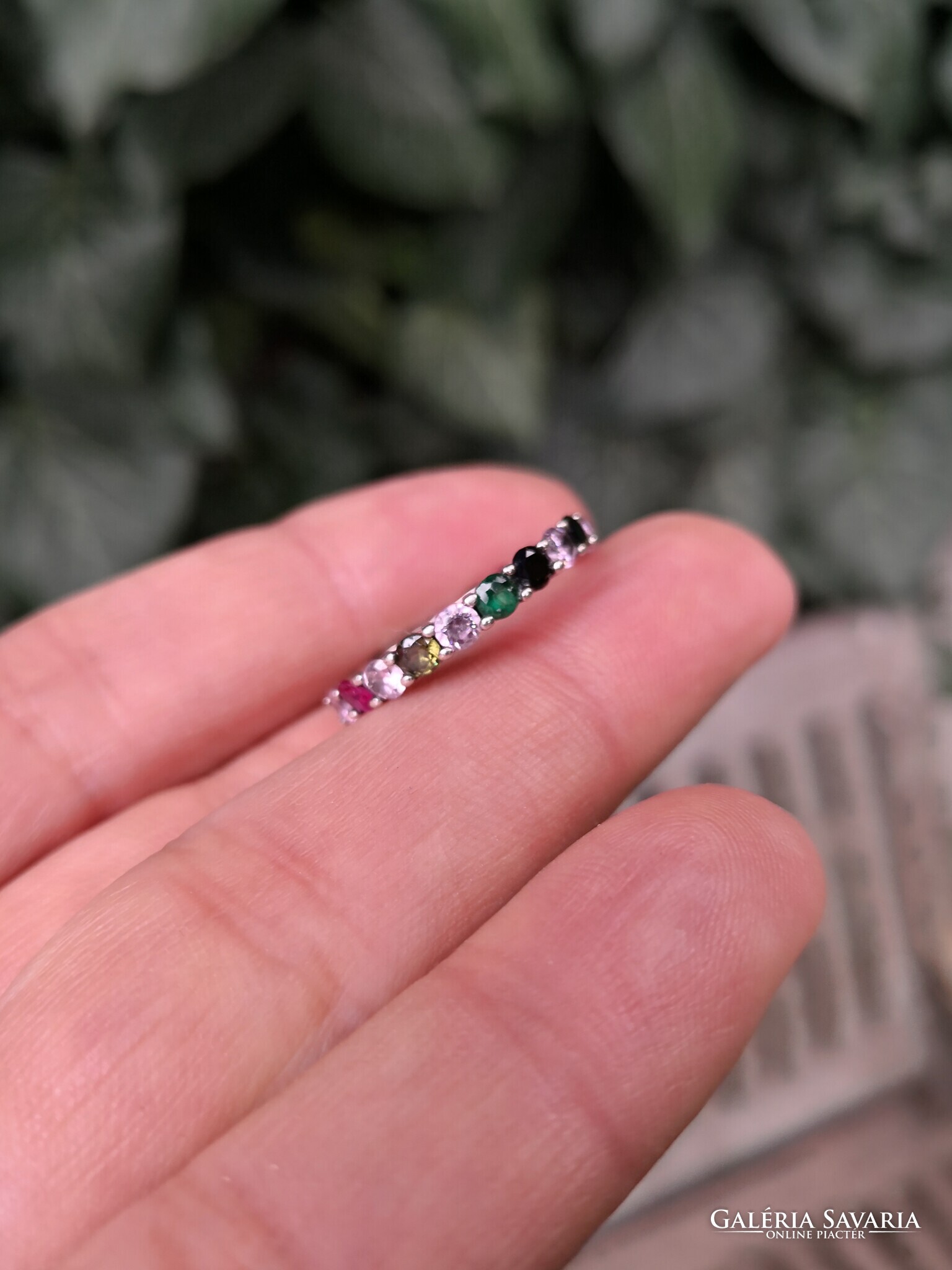 Rubin, citrin, cirkónia köves ezüst gyűrű - Ékszer | Galéria Savaria ...
