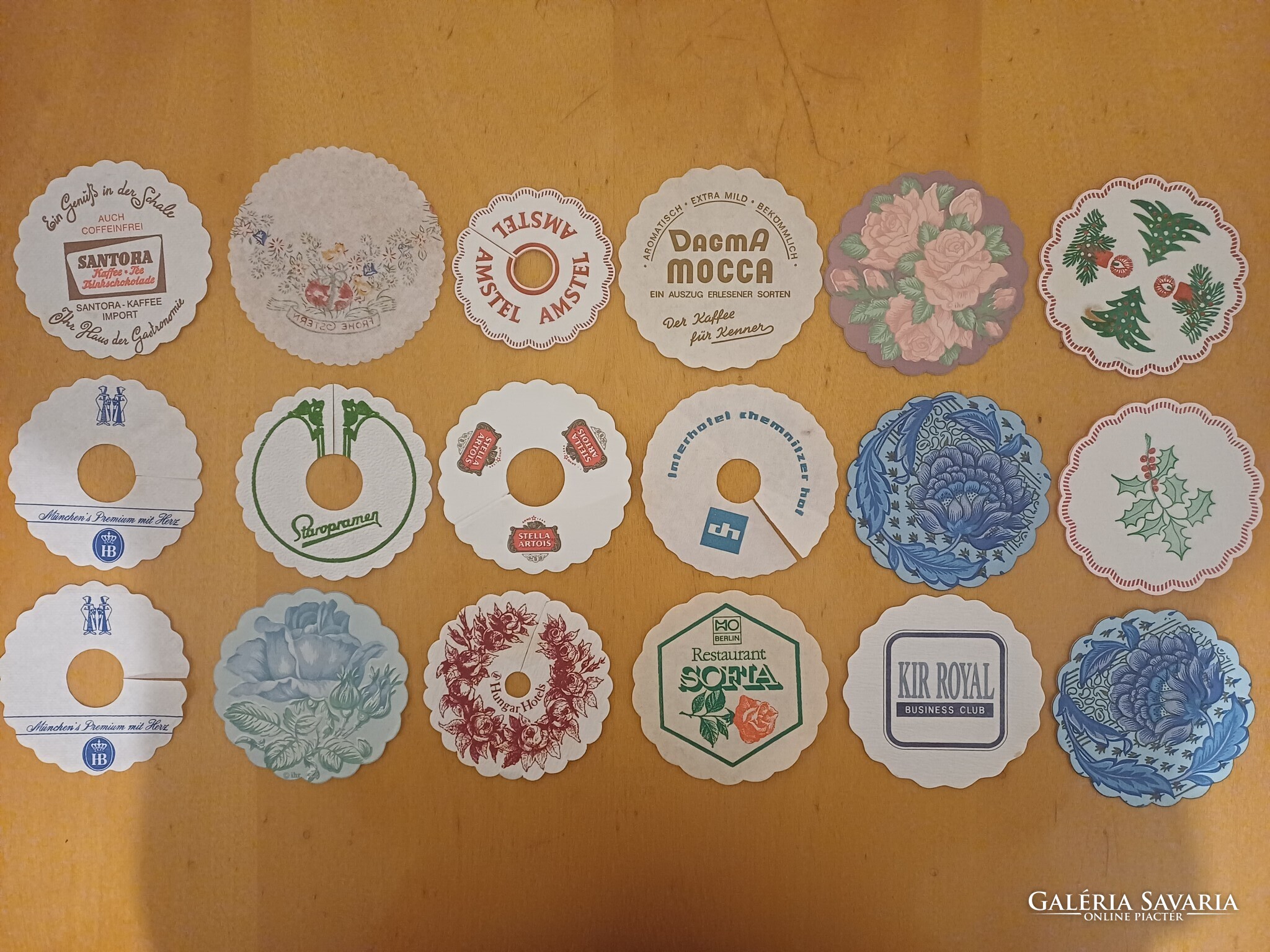 Virágmintás Staropramen, Stella Artois, HungaHotels, Amstel,HB ...