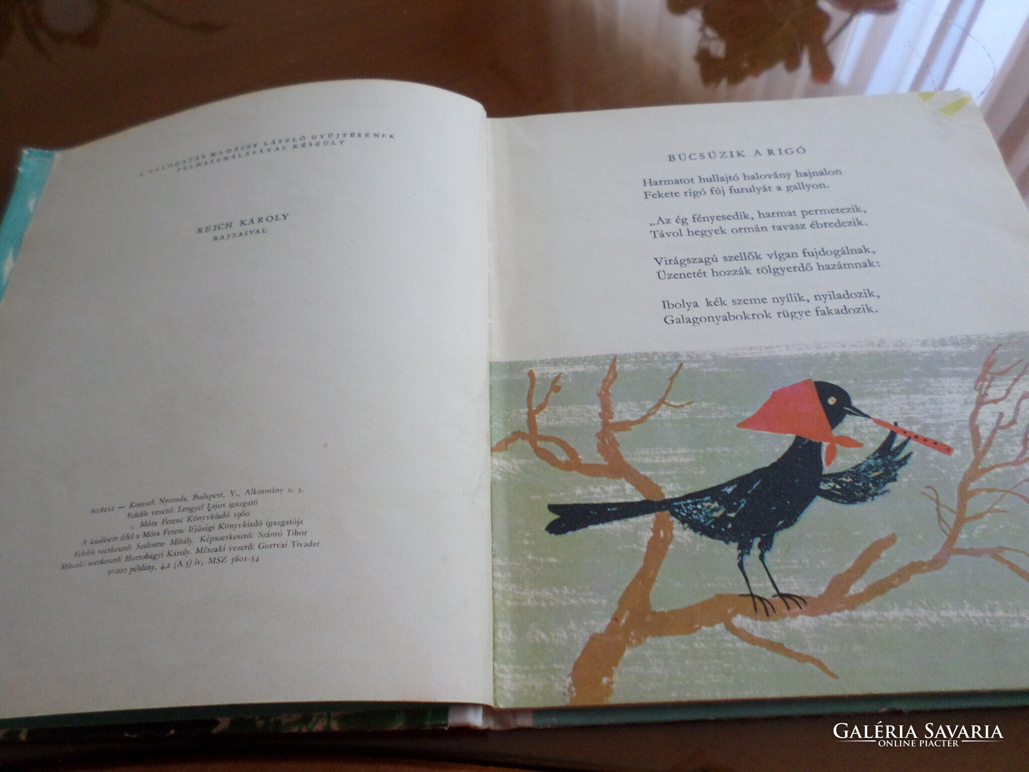 MÓRA FERENC SÉTÁLNI MEGY PANKA, REICH KÁROLY RAJZAIVAL, 1960 I. KIADÁS ...