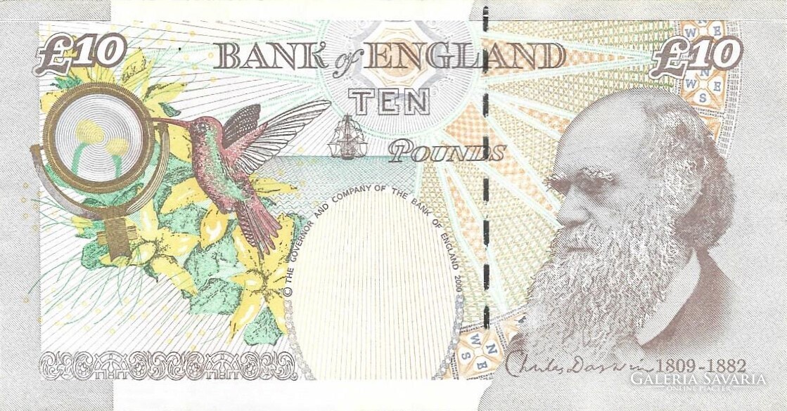10 font pound pounds 2002-03 Anglia M. Lowther Erzsébet királynő ...