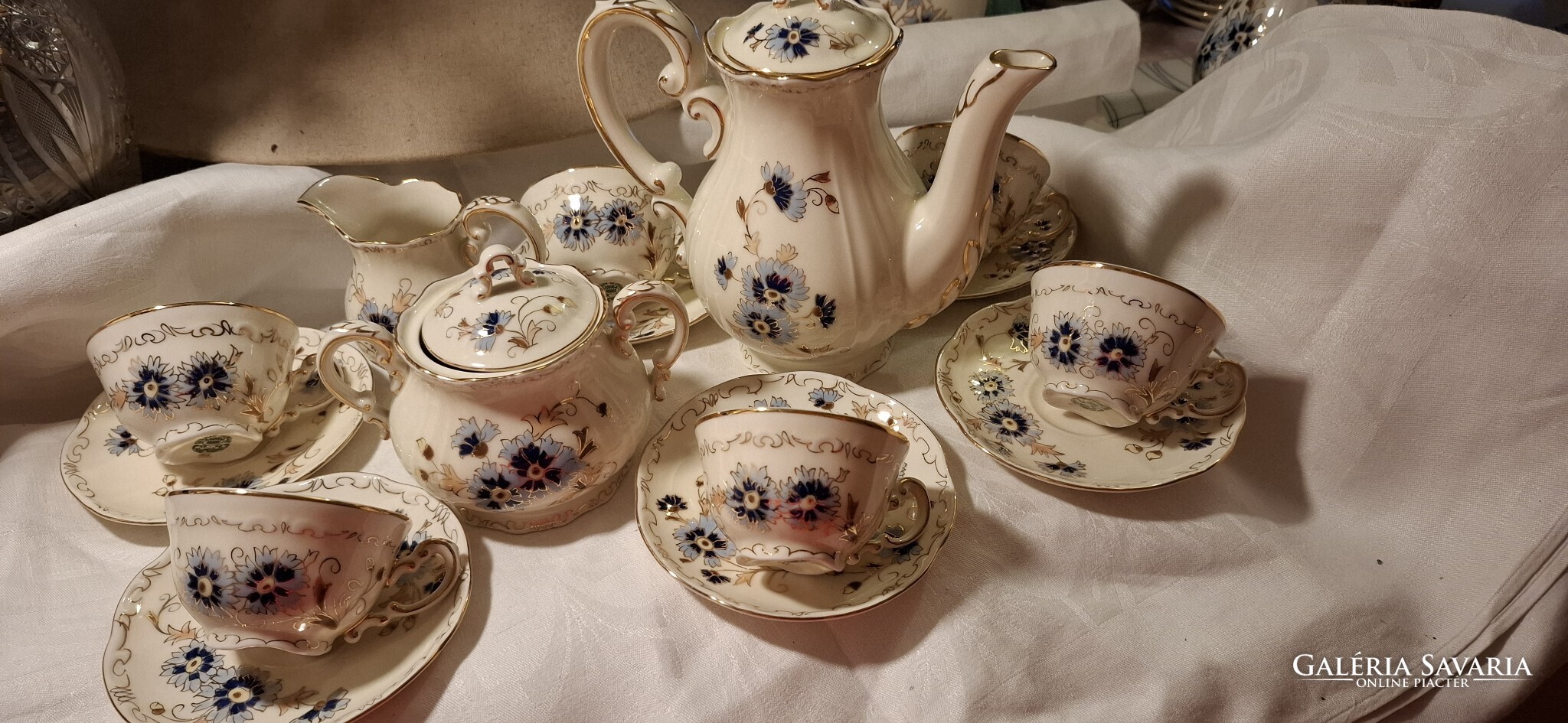 Zsolnay búzaviragos kávés készlet - Porcelán | Galéria Savaria online ...