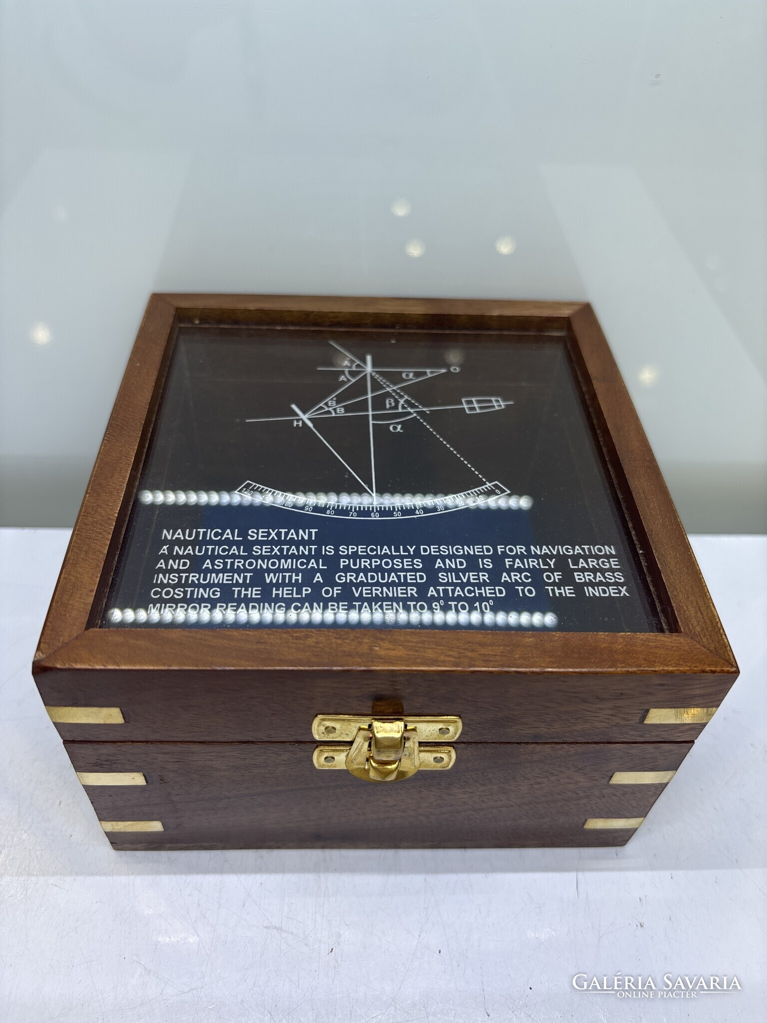Fa-réz díszdobozos sextant - Otthon, háztartás kellékei | Galéria ...