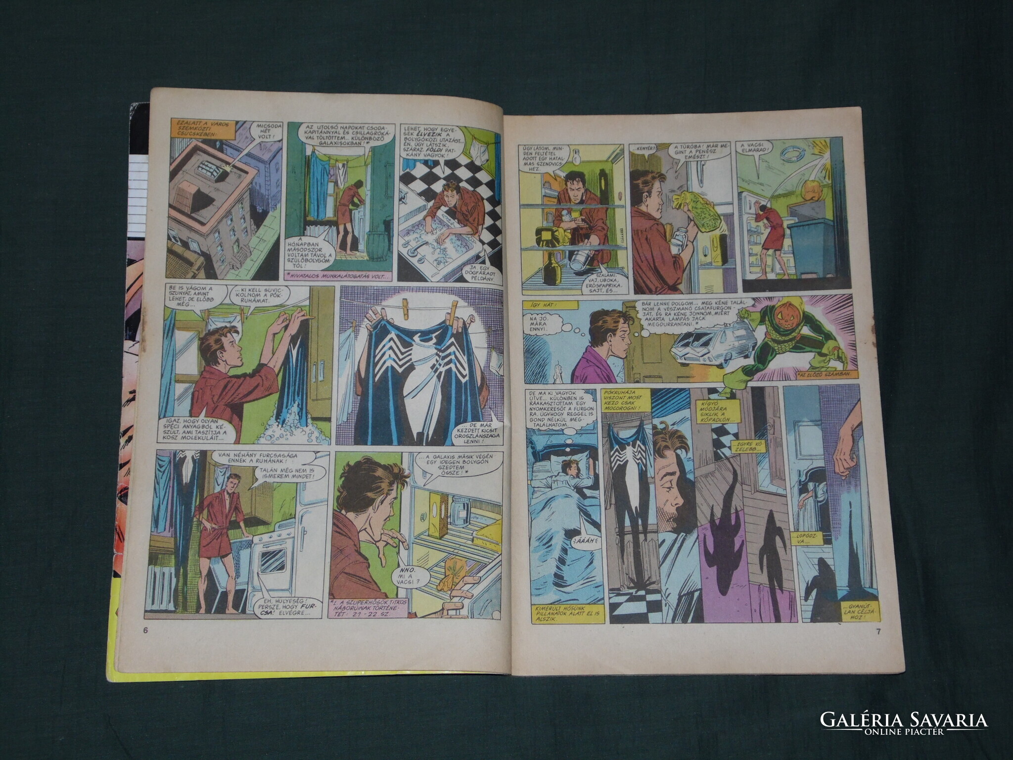 Képregény,Semic,Marvel,Kandi lapok,A Csodálatos Pókember,Az éjszaka ...