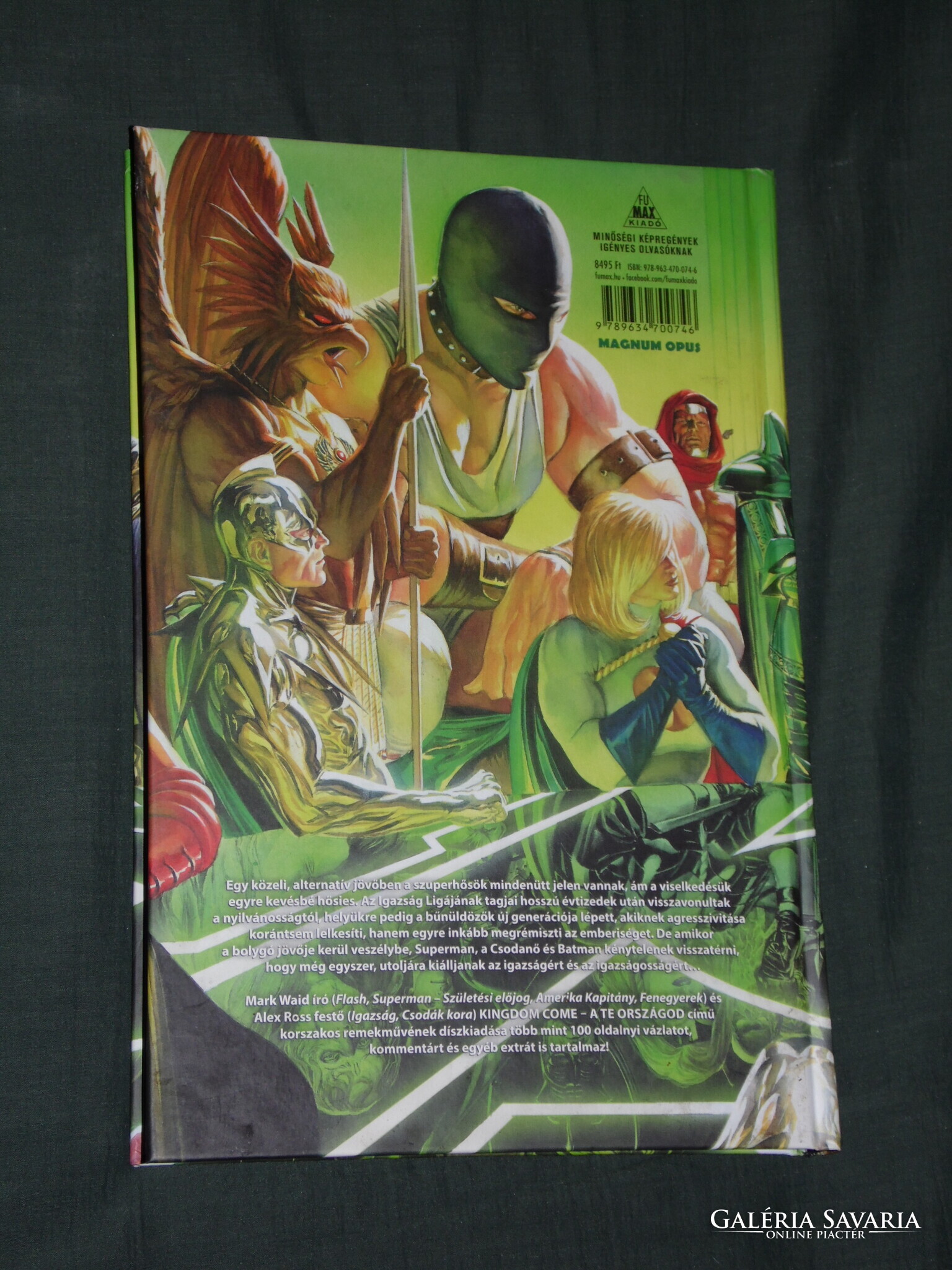 Képregény,DC,Fumax,Superman,A te országod Kingdom Come,Mark waid,Alex ...
