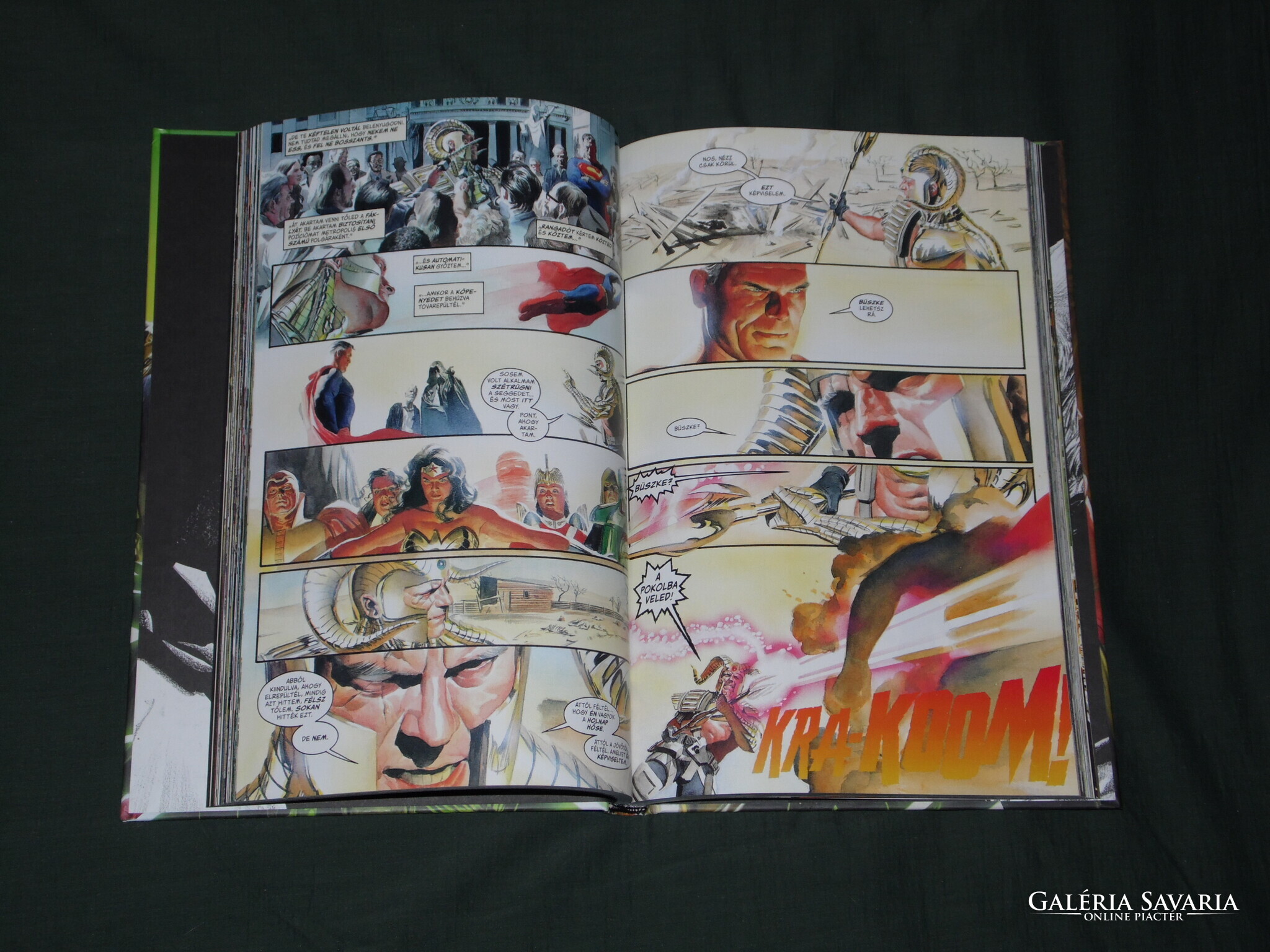 Képregény,DC,Fumax,Superman,A te országod Kingdom Come,Mark waid,Alex ...