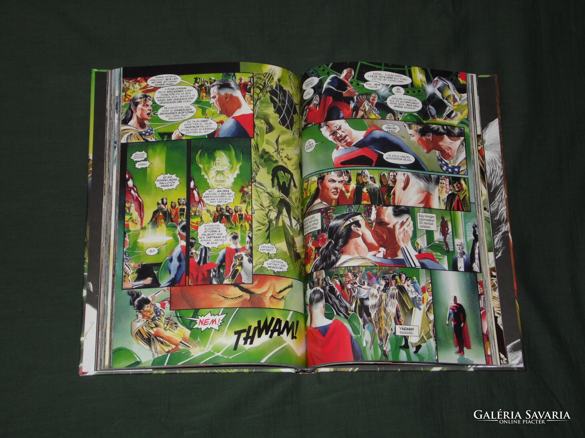 Képregény,DC,Fumax,Superman,A te országod Kingdom Come,Mark waid,Alex ...