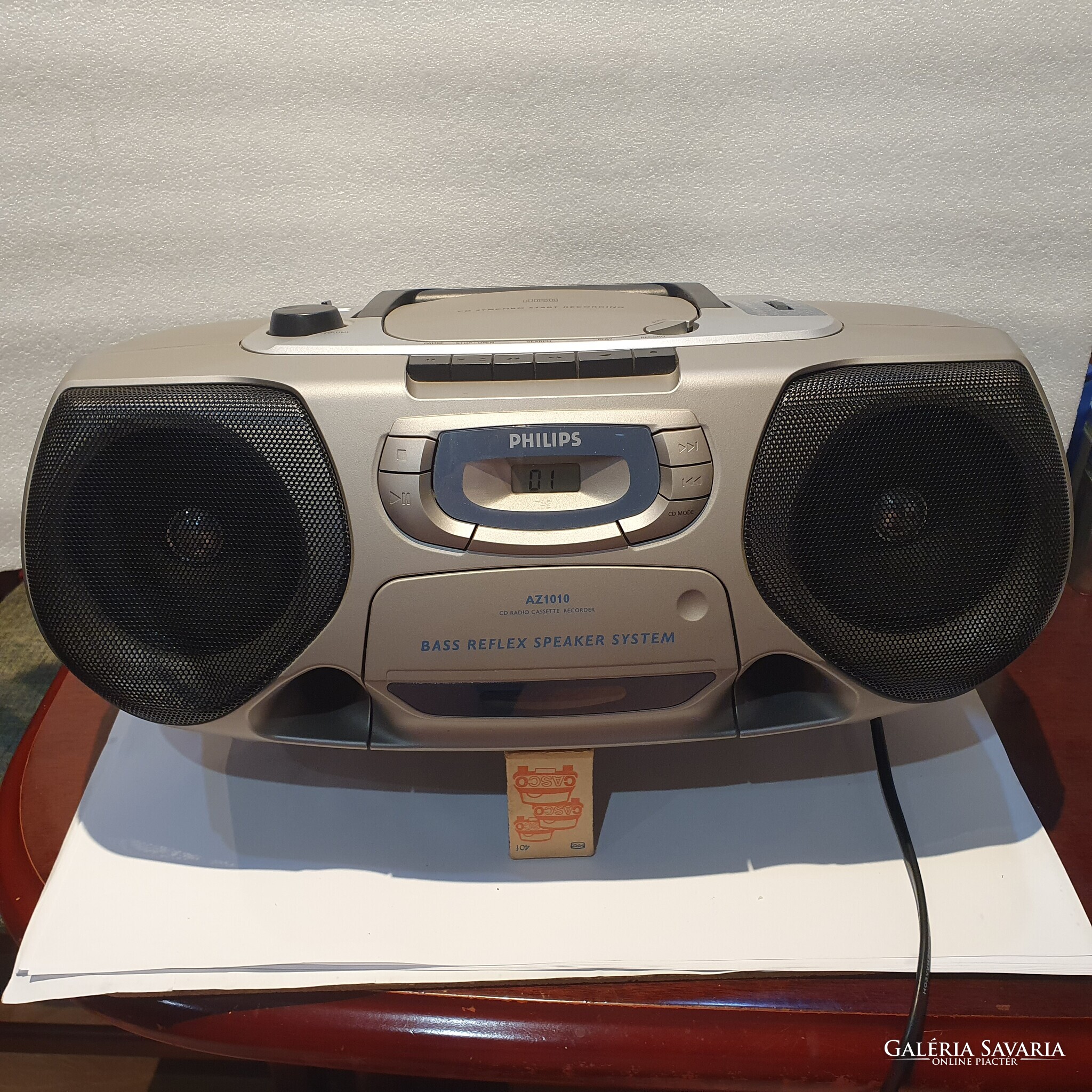 Retro Philips AZ1010/00 CD rádiósmagnó kazetta boombox sétálómagnó hi ...