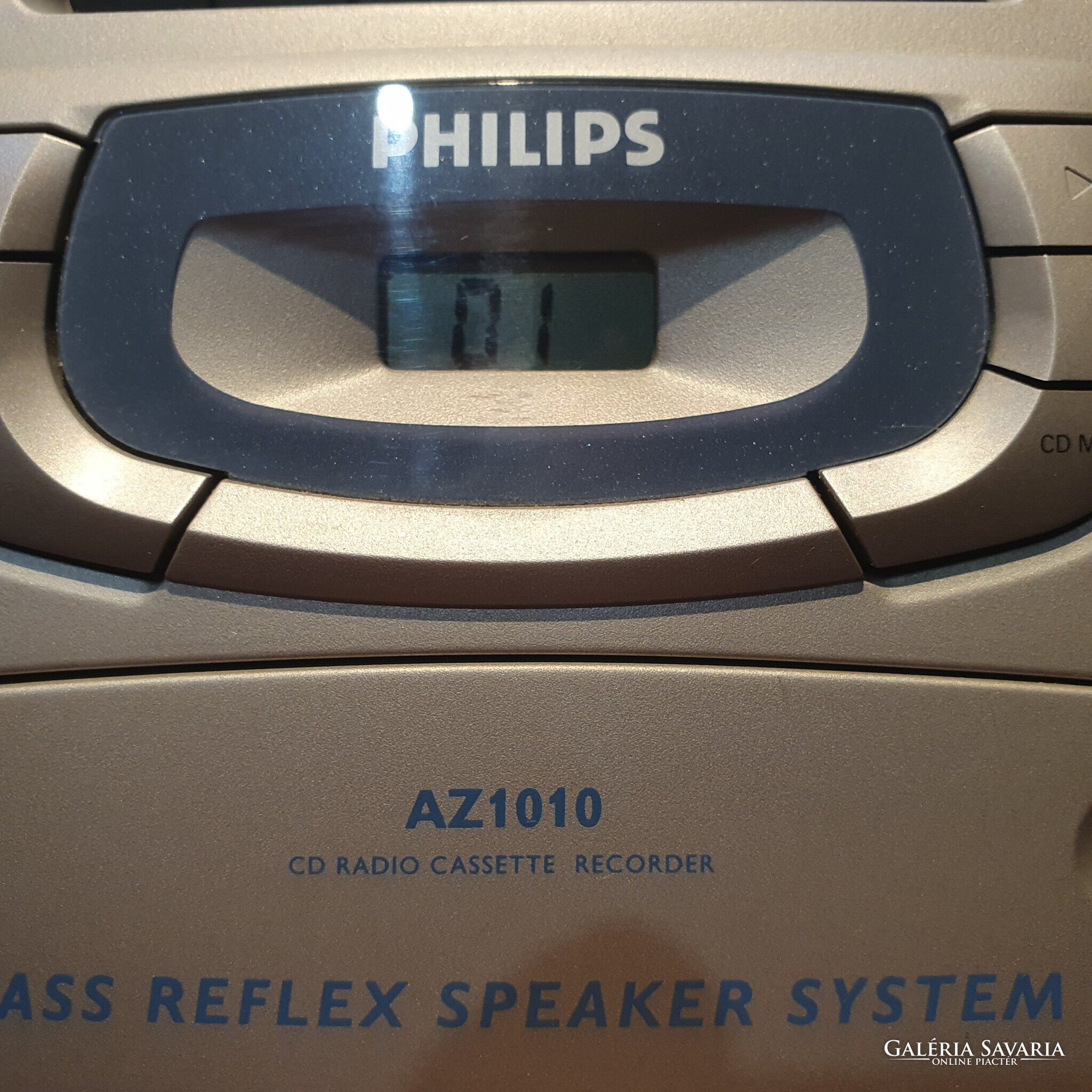 Retro Philips AZ1010/00 CD rádiósmagnó kazetta boombox sétálómagnó hi ...