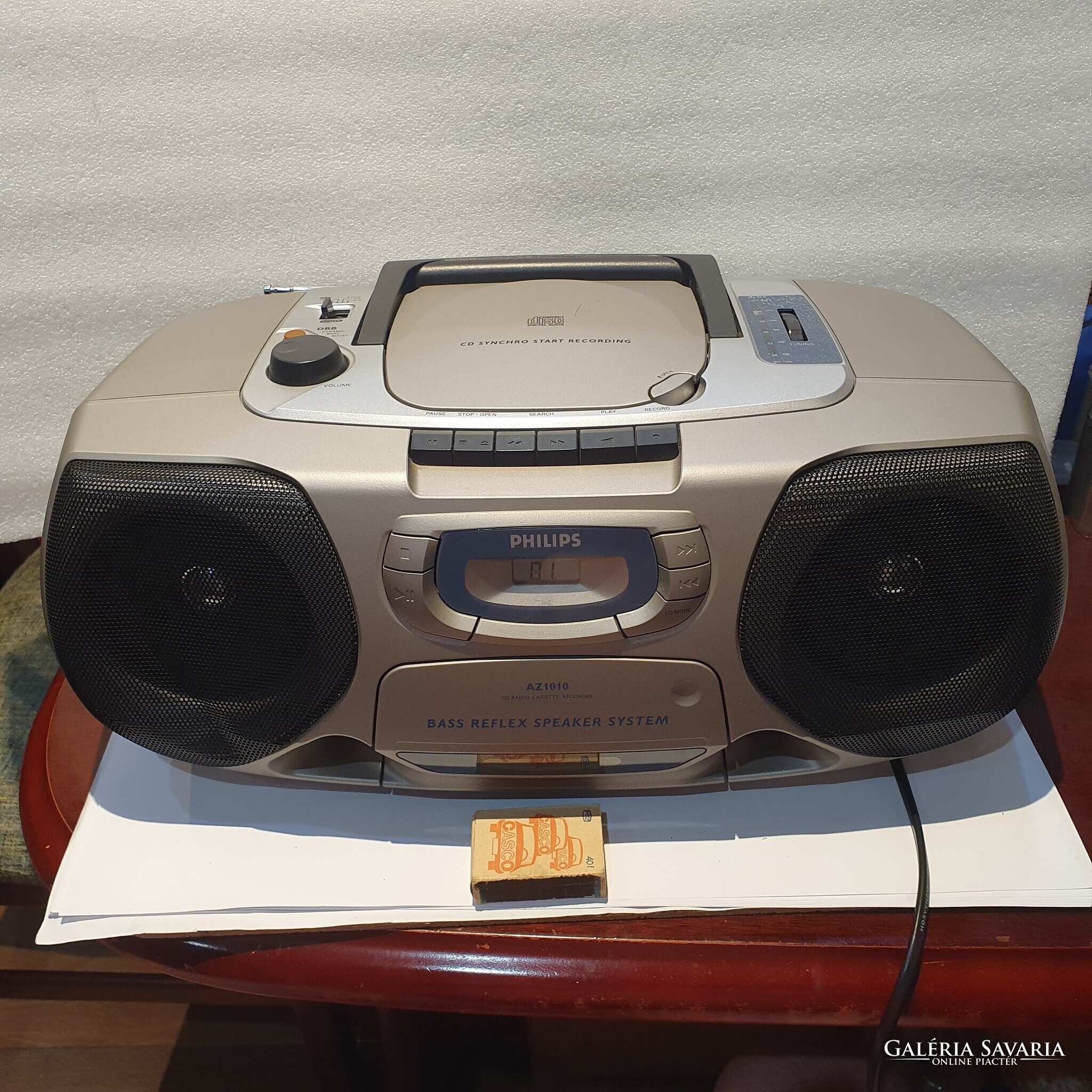 Retro Philips AZ1010/00 CD rádiósmagnó kazetta boombox sétálómagnó hi ...