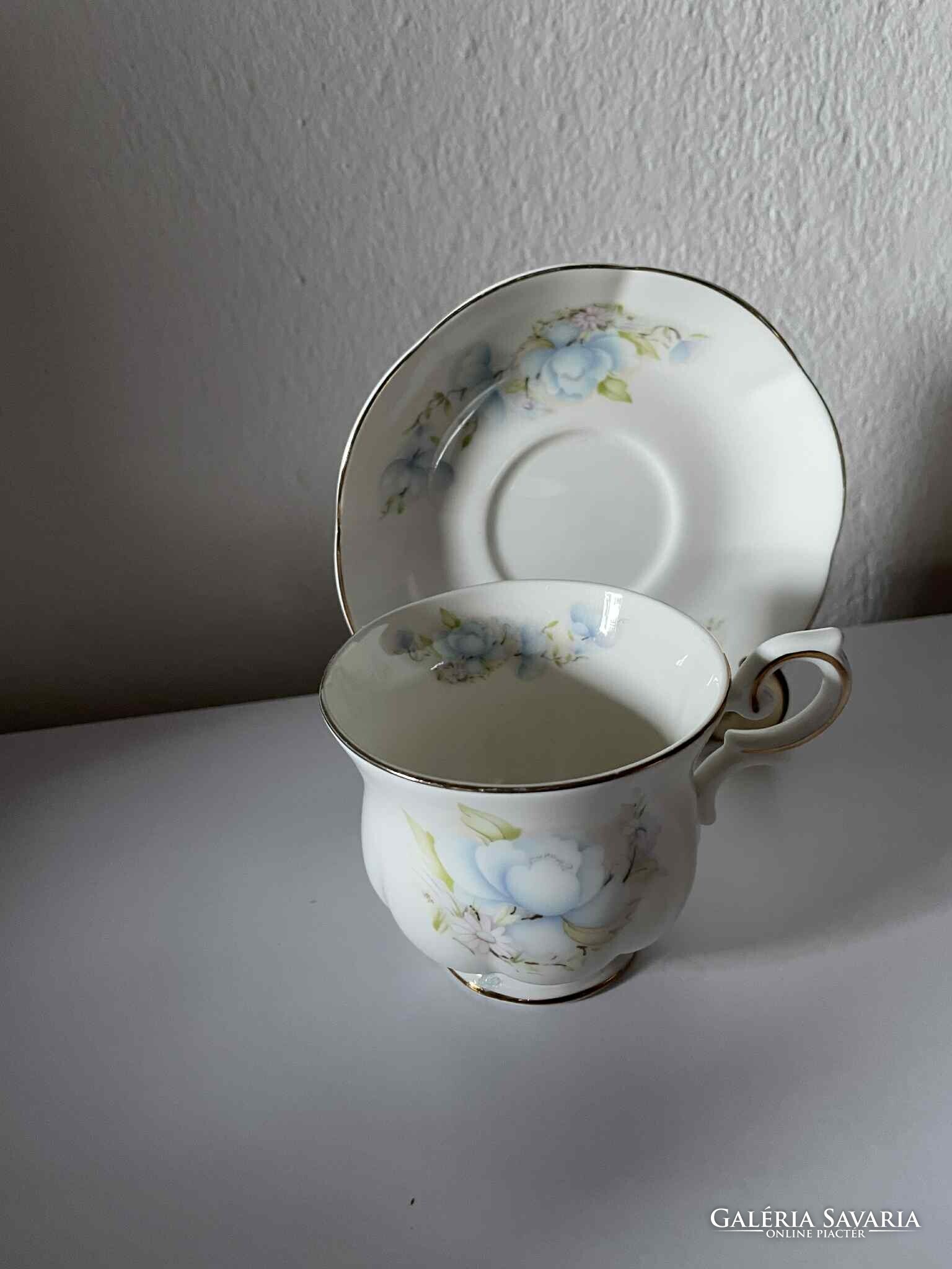 ROYAL CANTERBURY " Blue Satsuma" angol finom csontporcelán csésze és ...