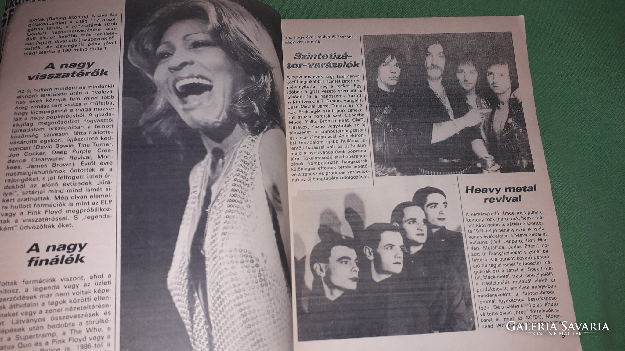 1987. Sebők János - Rock '87 ÉVKÖNYV 16 db SZÍNES POSZTERREL képes ...