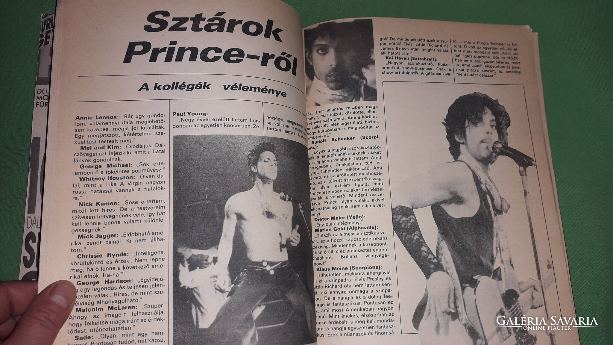 1987. Sebők János - Rock '87 ÉVKÖNYV 16 db SZÍNES POSZTERREL képes ...