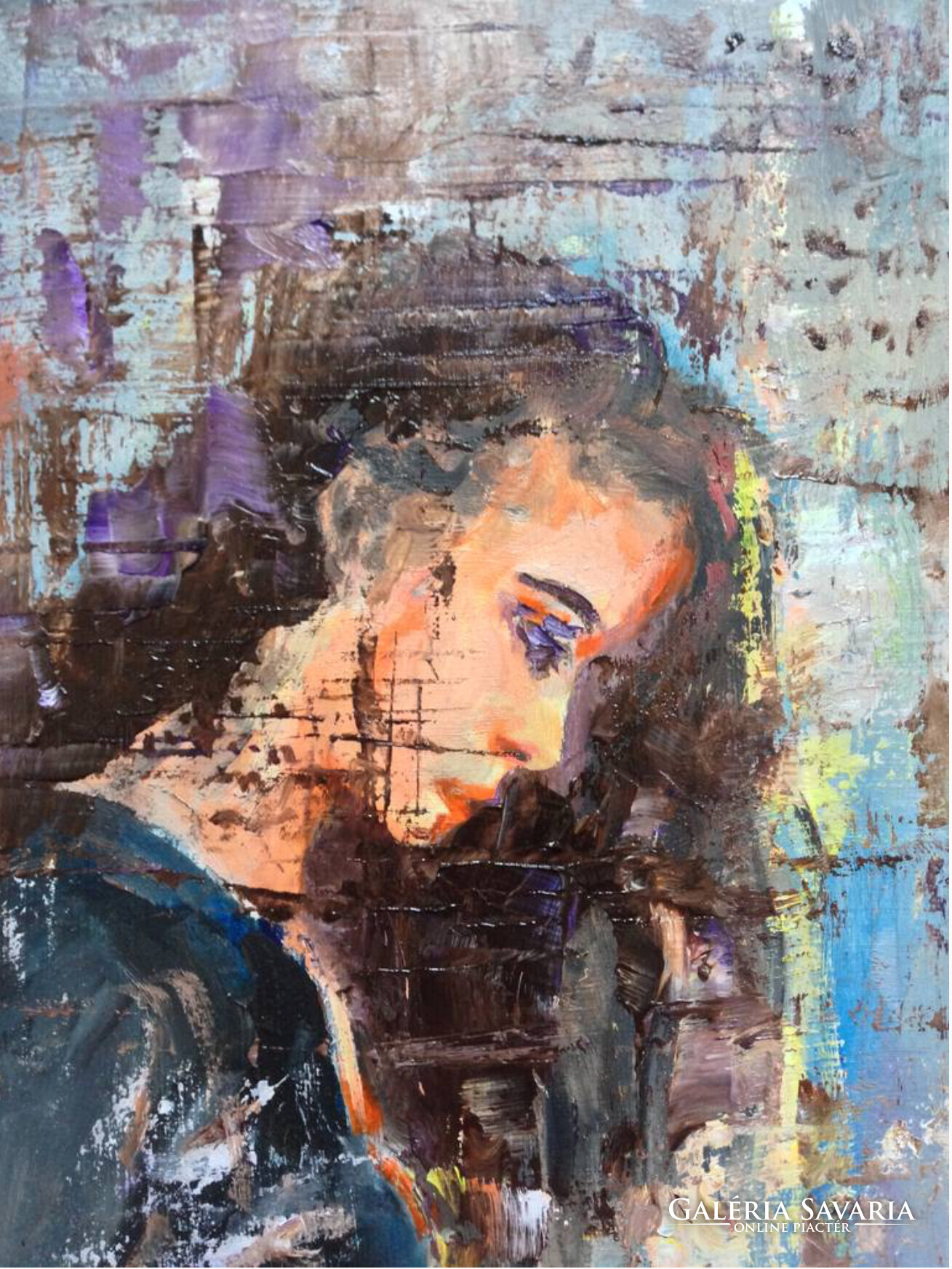 Olvasó szépség art by Konrad Biro. Igazi kvalitás a savarián. 30x21 cm ...