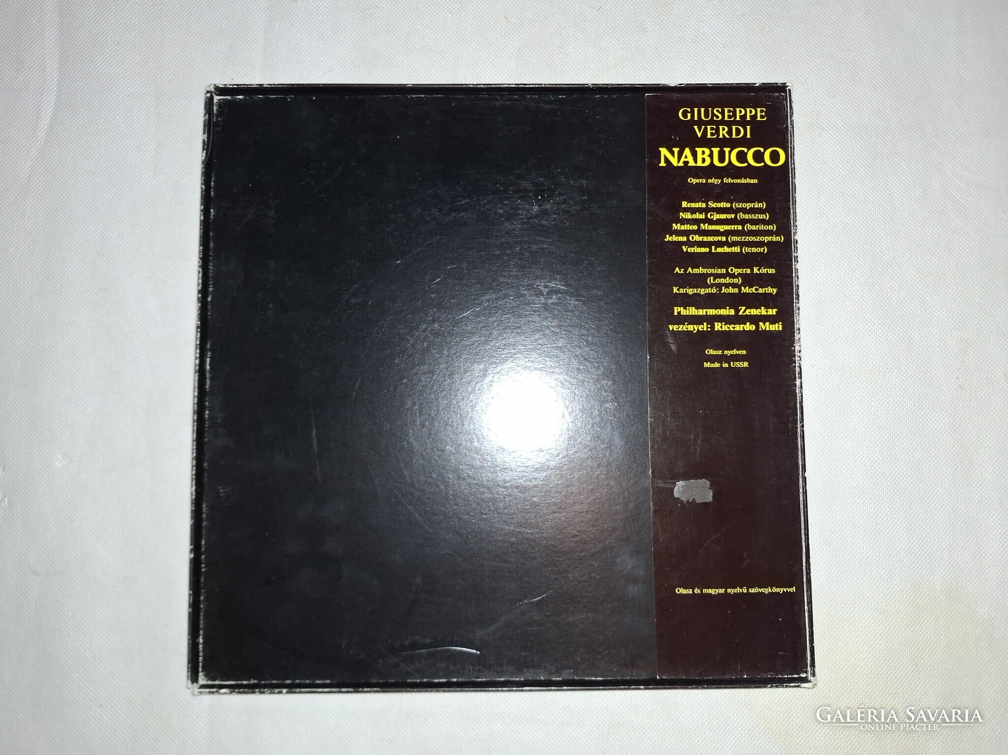 Verdi - Nabucco (3 x LP) - HU 1979 - Zene | Galéria Savaria online ...