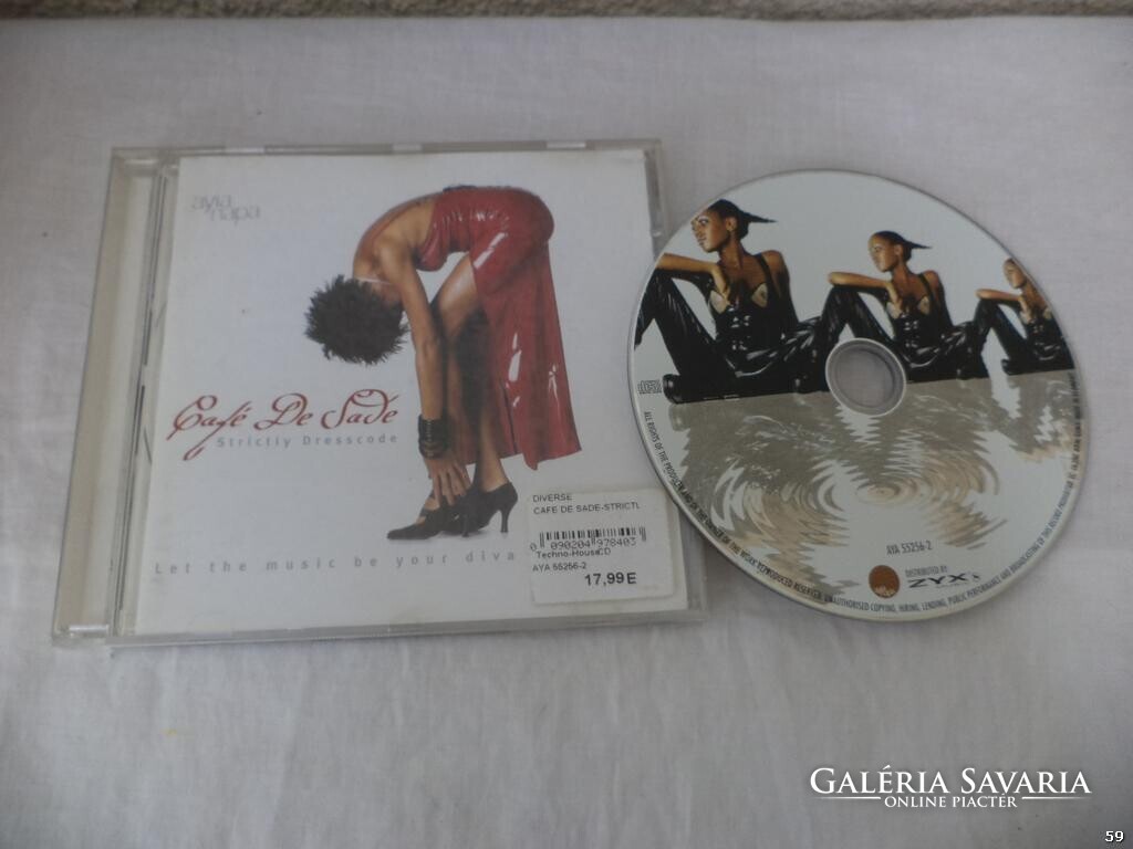 Café De Sade - Strictly Dresscode CD (6306) - Zene | Galéria Savaria ...