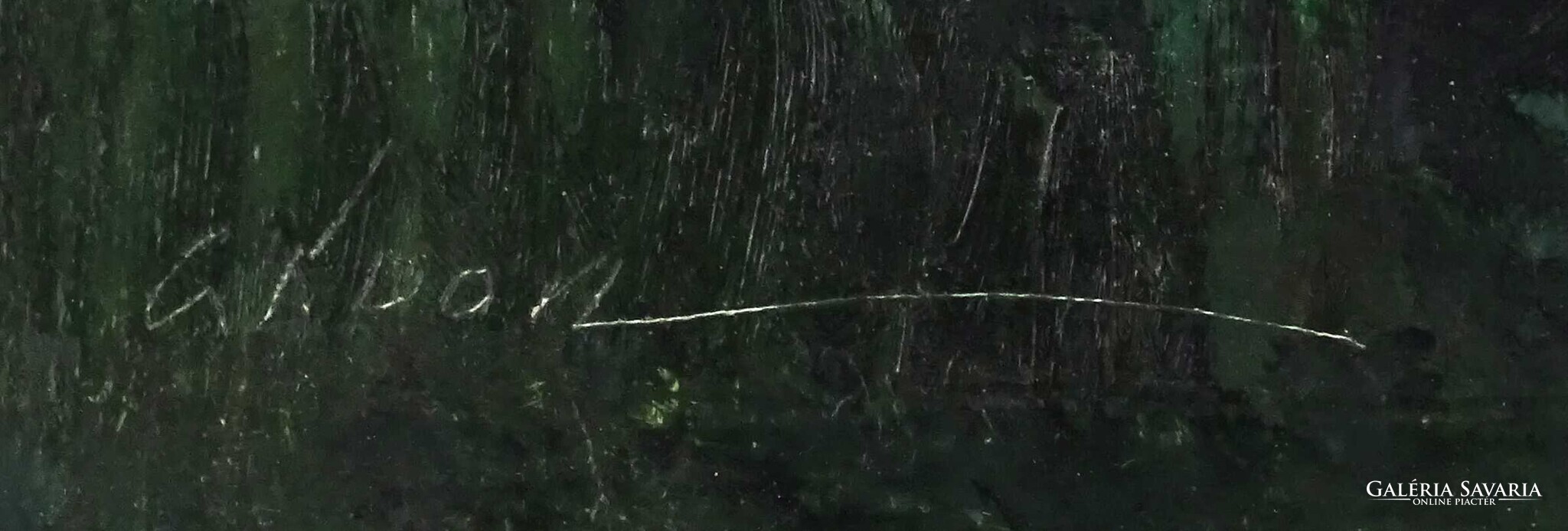 1Y333 Gádor Emil : Napfényes hegycsúcs - Festmény | Galéria Savaria ...